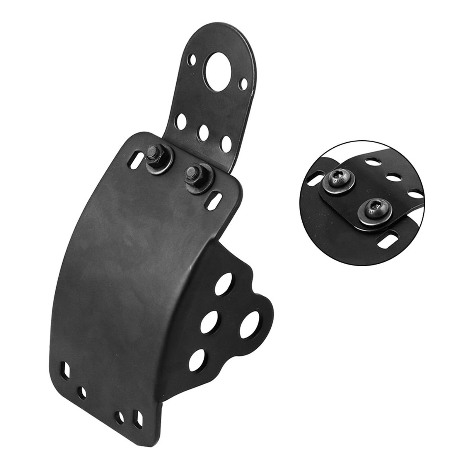 NIBOLOG Motorcycle Side Mount License Plate Frame Taillight Mounting ...