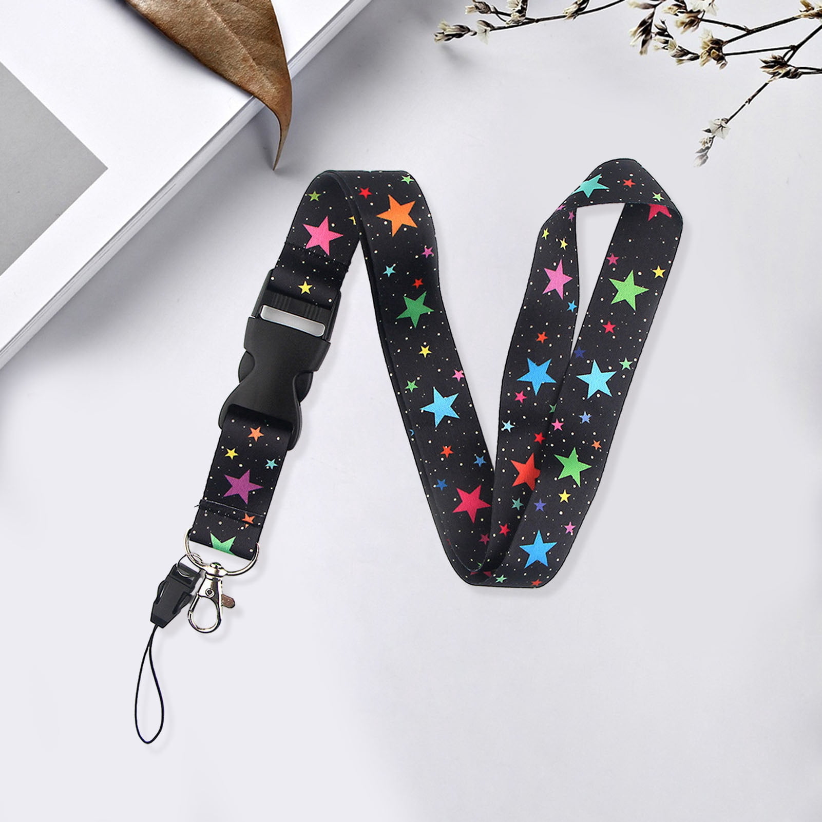 NIBOLOG Multifunctional Anti-Lost Lanyard with Lobster Buckle Double ...