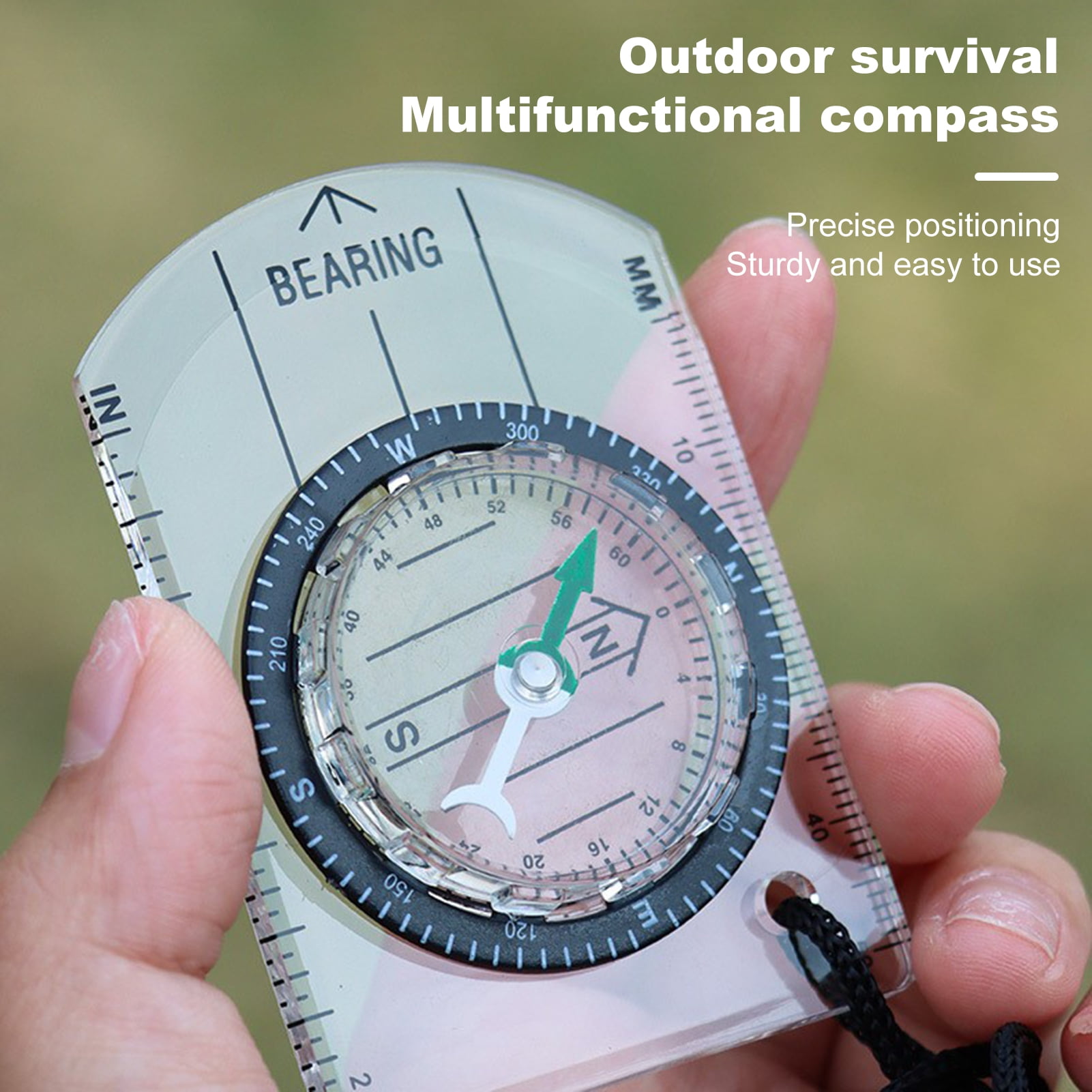 NIBOLOG Multifunctional Outdoor Compass Precise Measuring Scale High ...