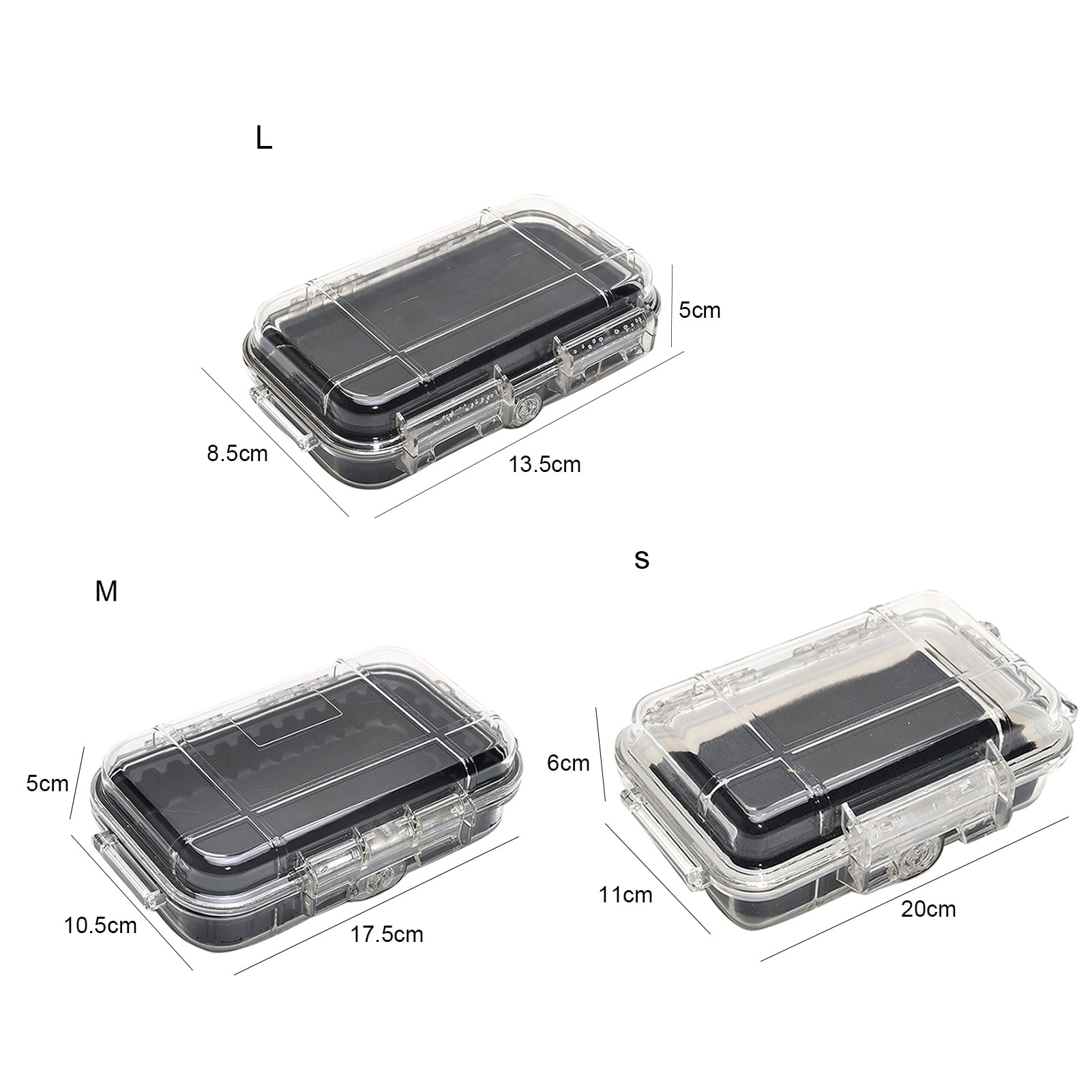 NIBOLOG Portable Anti-impact Waterproof Storage Case with A Ring for ...