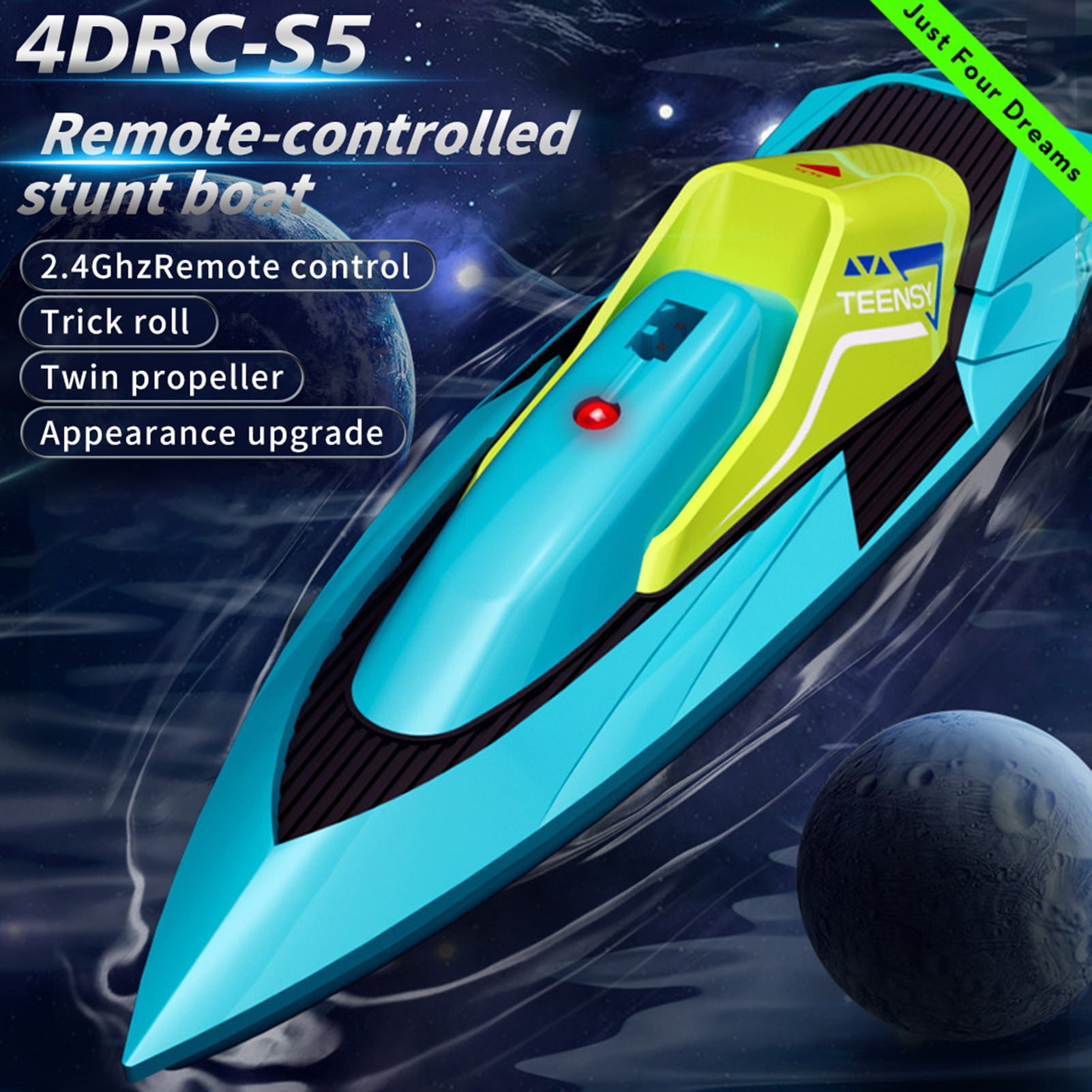 NIBOLOG Remote Control Boat Dual-Motor Design Water-Leaving Induction ...