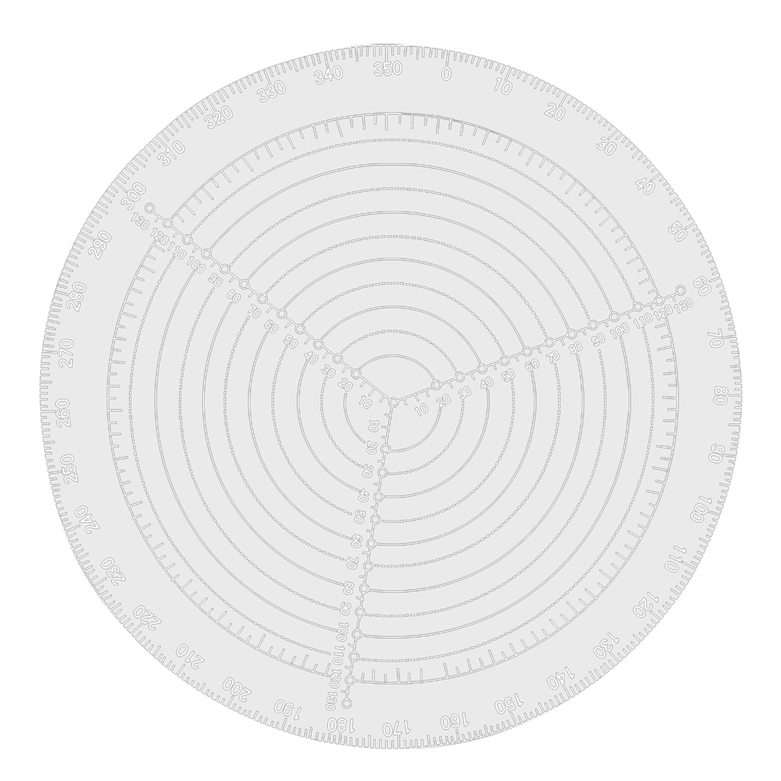 NIBOLOG Round Center Finder - High Precision Acrylic Compass for Wood ...