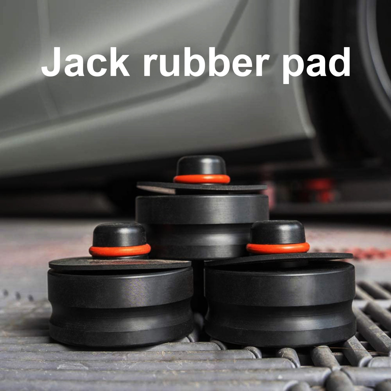 NIBOLOG Rubber Jack Block Support Durable Lift - Jacking Pad Adapter ...
