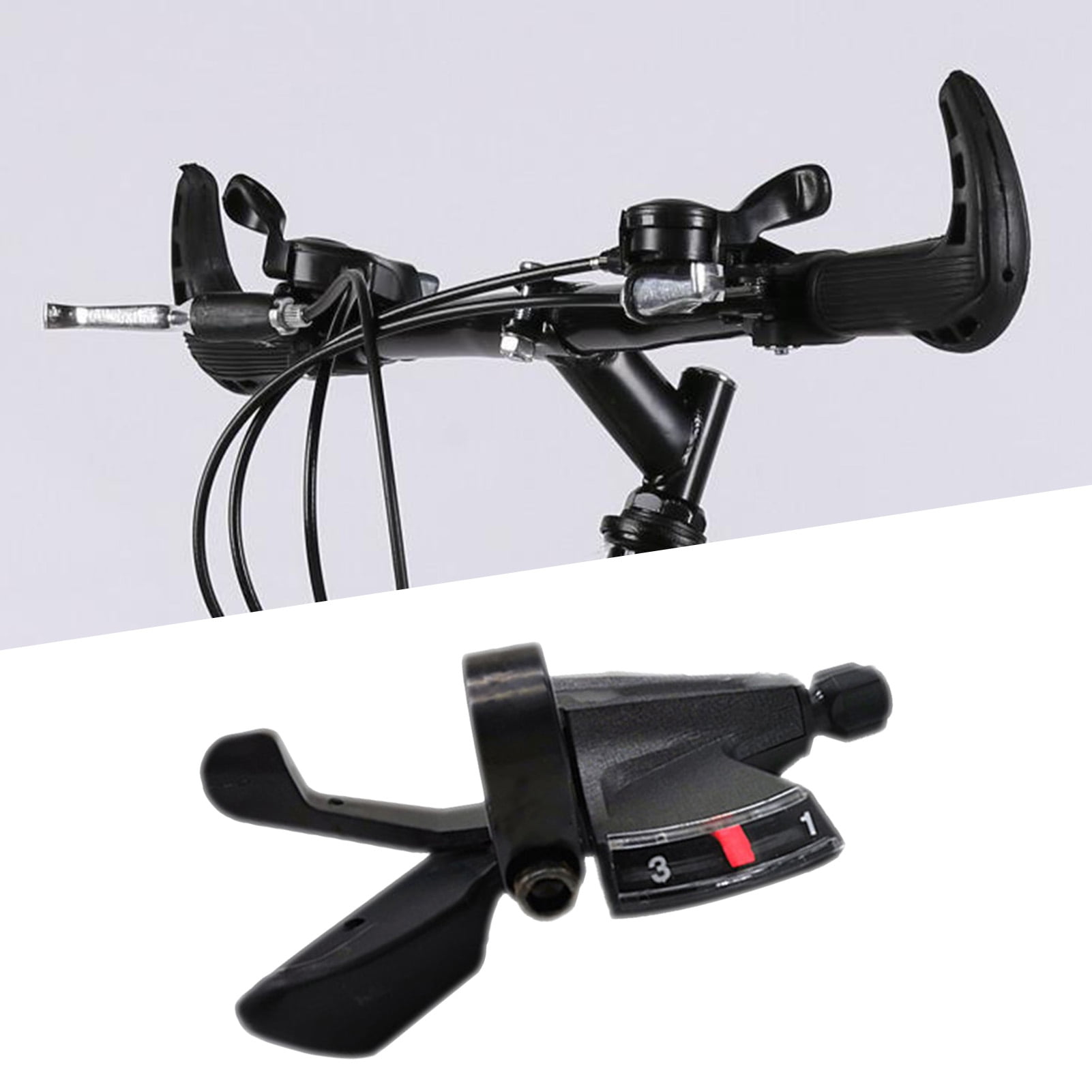 NIBOLOG SL-M370 Bicycle Shifter 3 Speed Left Easy to Install ABS MTB ...