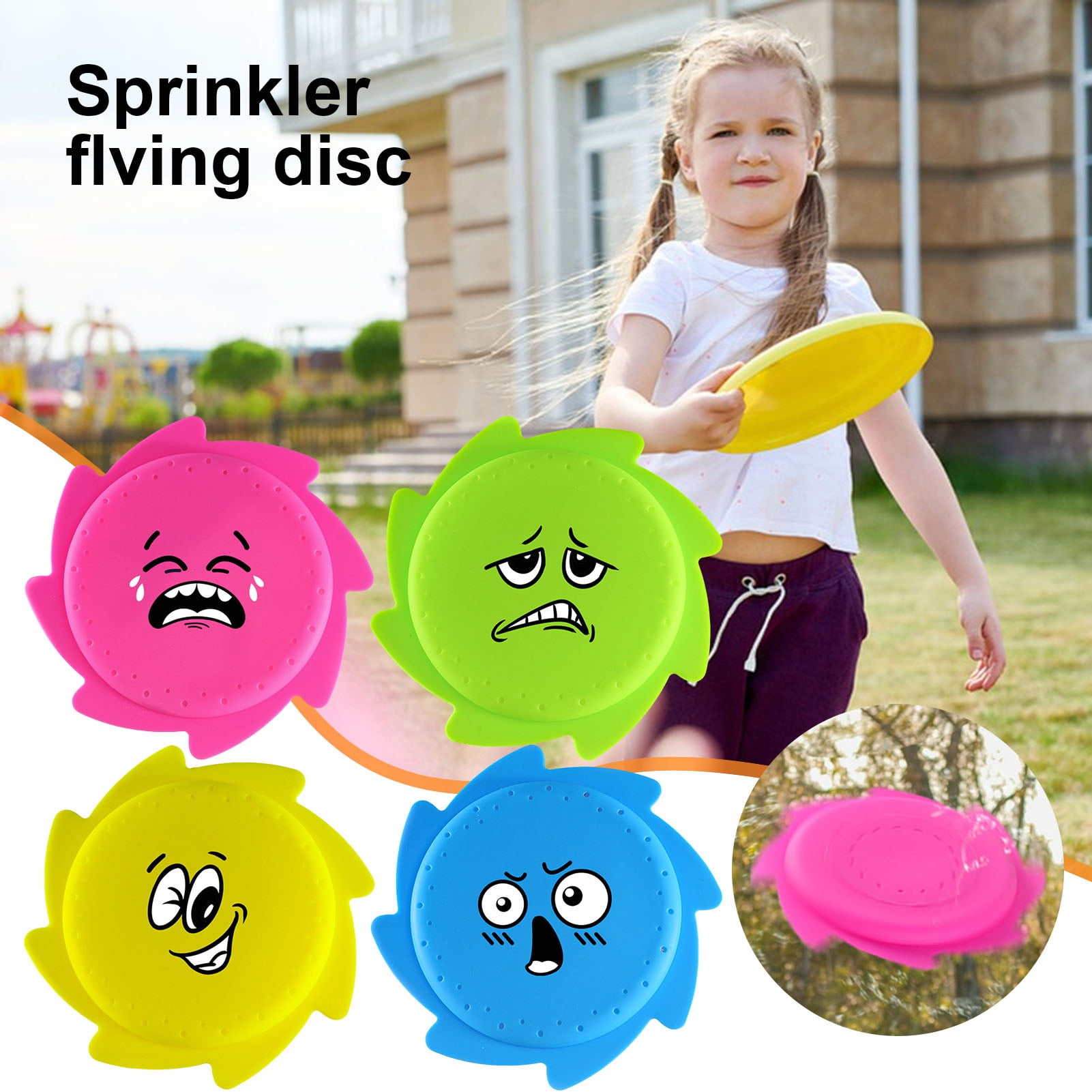 NIBOLOG Silicone Water Flying Disc Summer Outdoor Beach Garden Lawn ...