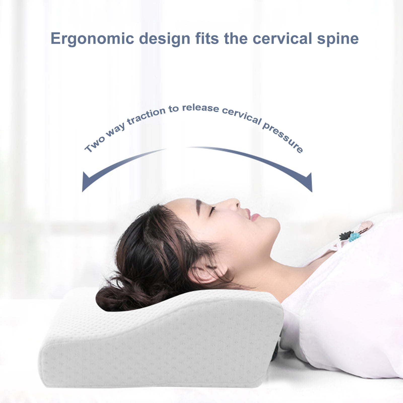 NIBOLOG Sleep Pillow Relax Muscles Multifunctional Lightweight Memory ...