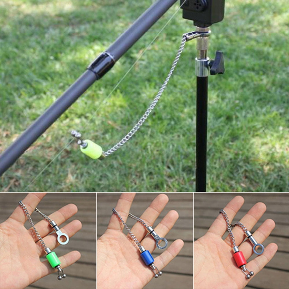 NIBOLOG Stainless Steel Carp Fishing Bobbin Swingers Bite Indicator ...