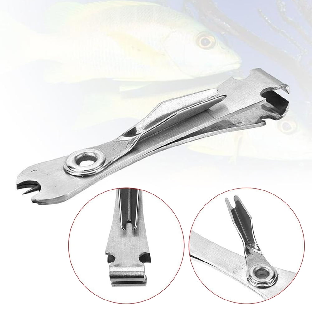 NIBOLOG Stainless Steel Nipper Quick Knot Tying Tool Fly Fishing Line ...