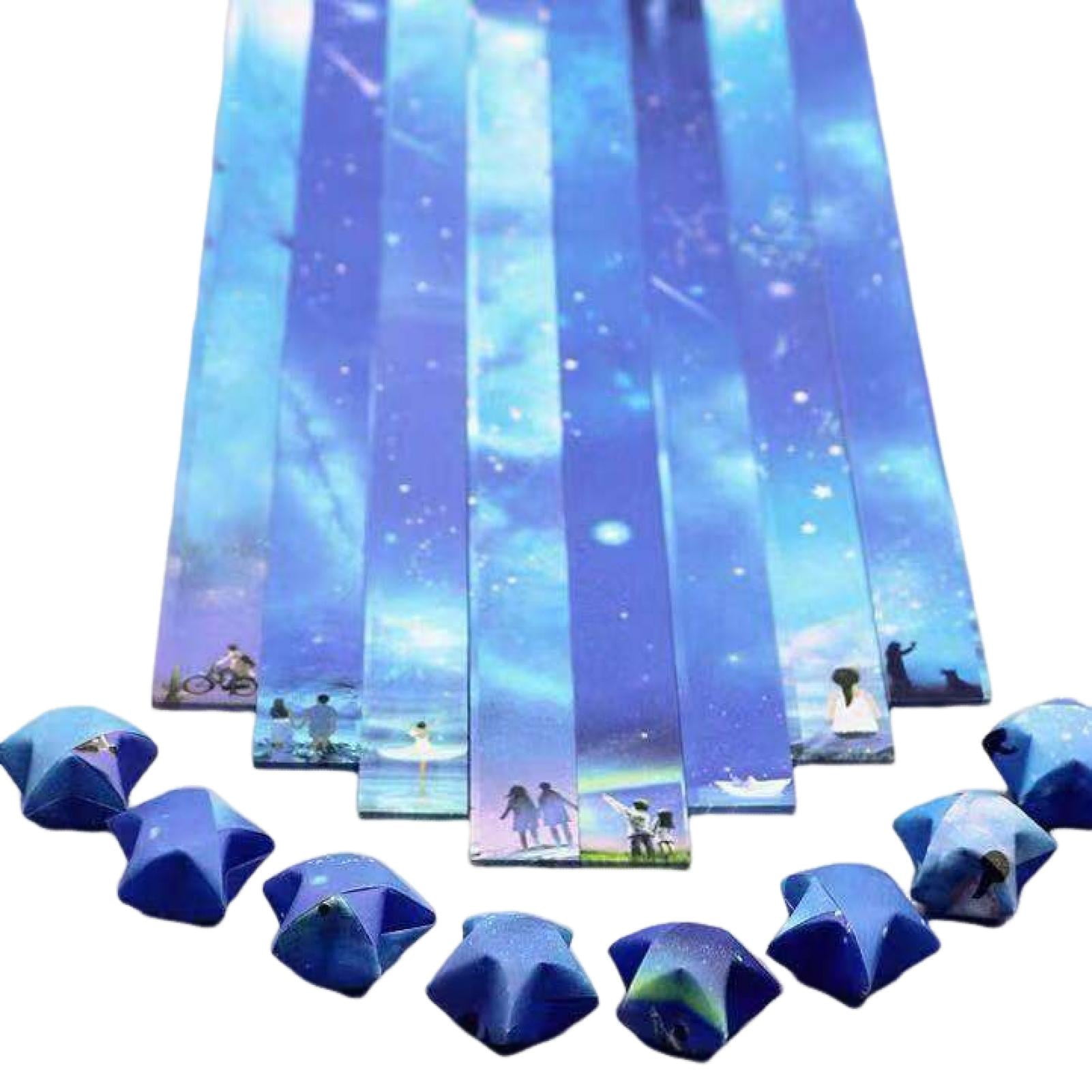 NIBOLOG Star Origami Paper Strips - 10 Packs/1360 Sheets Beautiful ...
