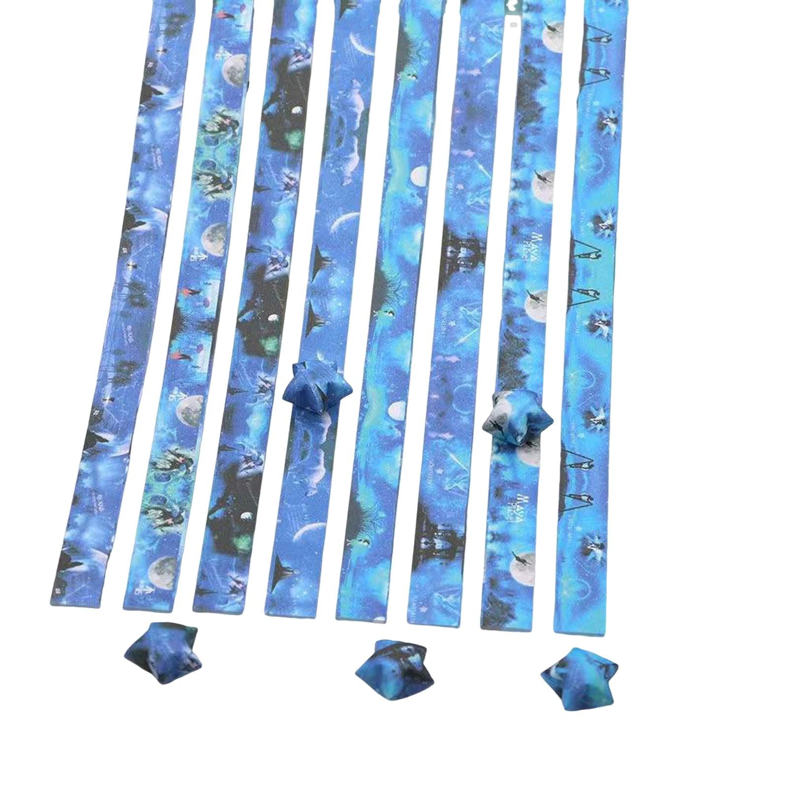 NIBOLOG Star Origami Paper Strips - 10 Packs/1360 Sheets Beautiful ...