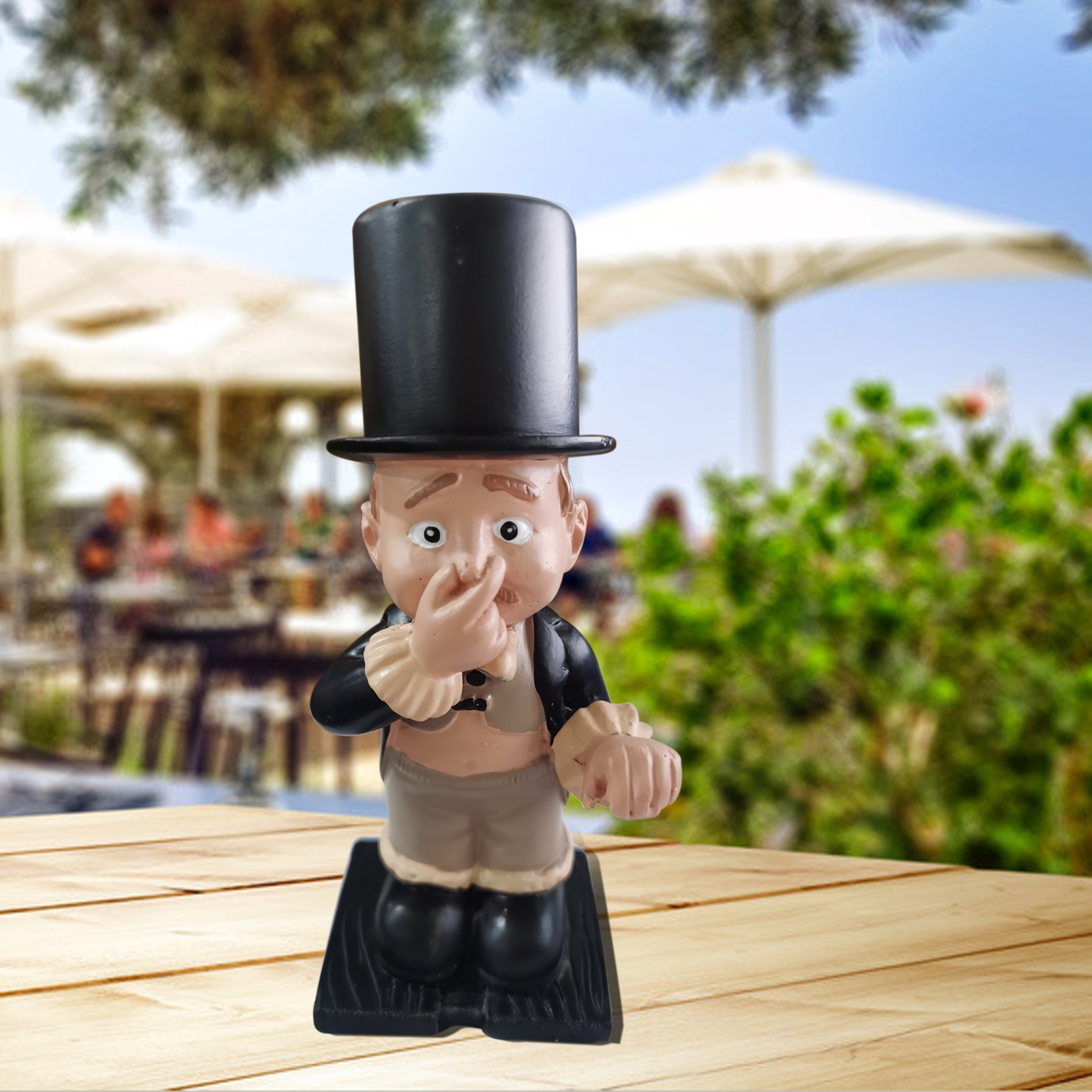 NIBOLOG Statue Model Handmade Decorative Eye-catching Cute Old Man ...