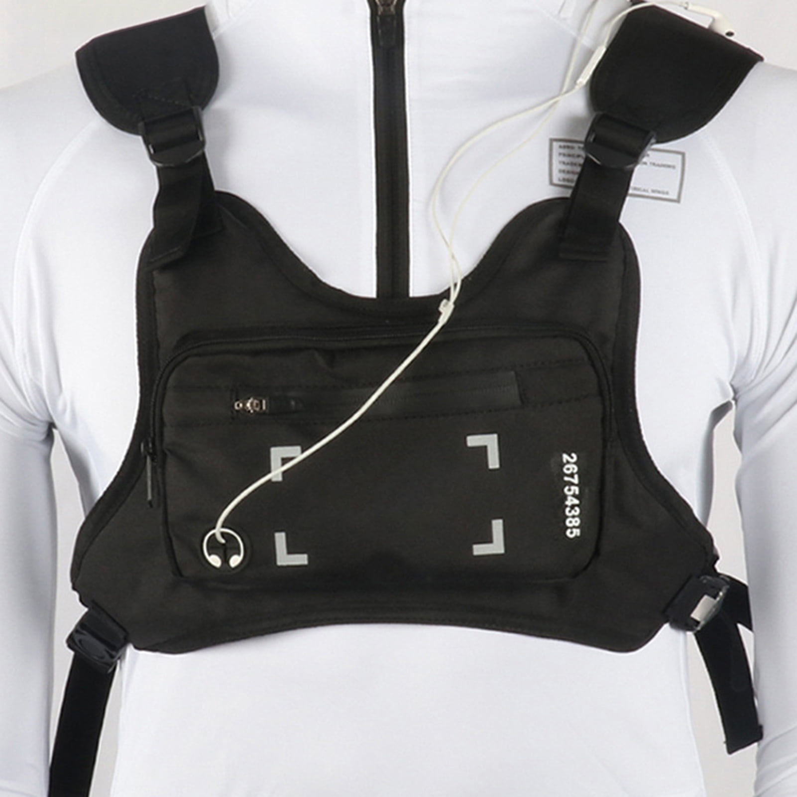 NIBOLOG Tactical Backpack Waterproof Wearable Reflective Hand Free ...