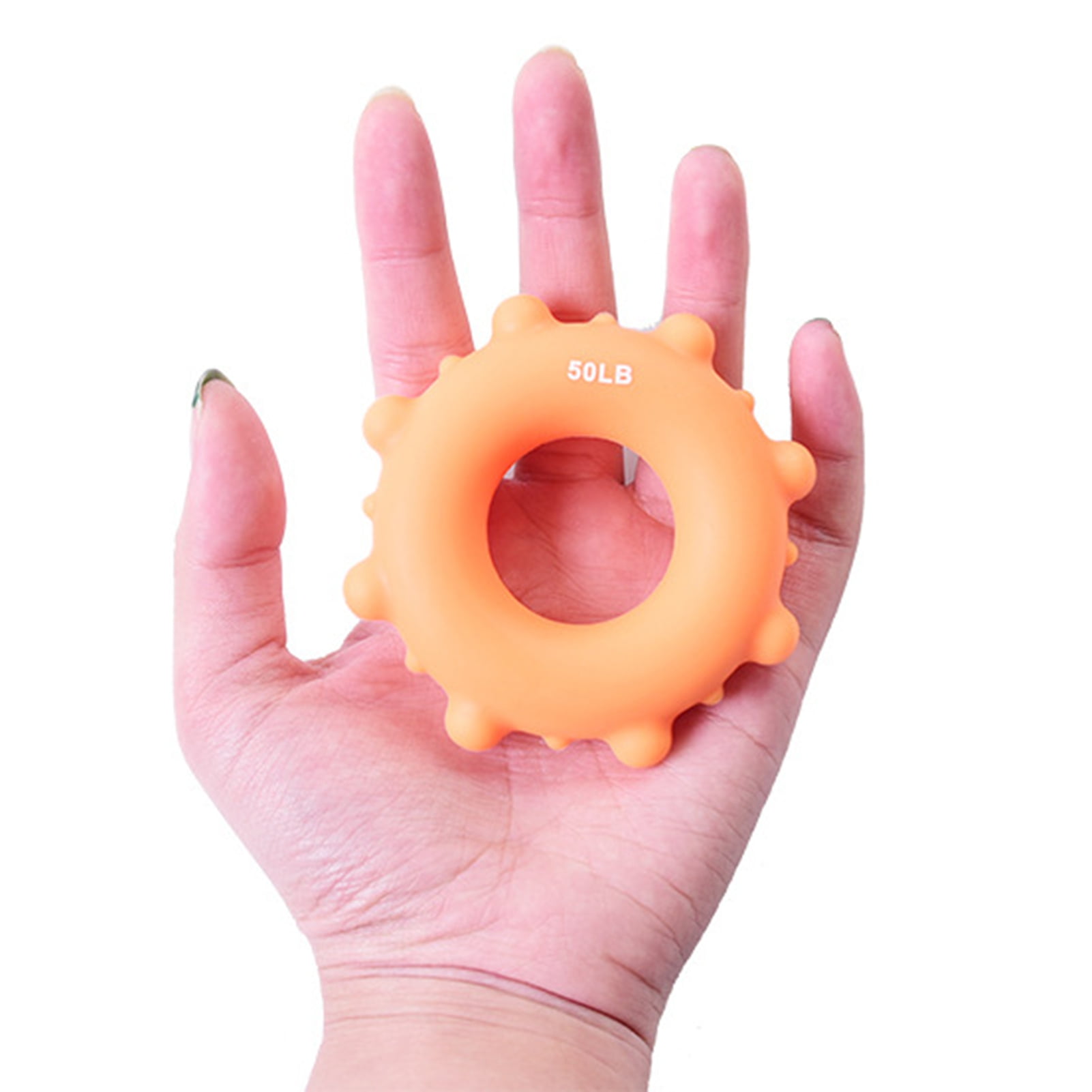 NIBOLOG Trainer Grip Ring High Elasticity Bump Design Recovery Training ...