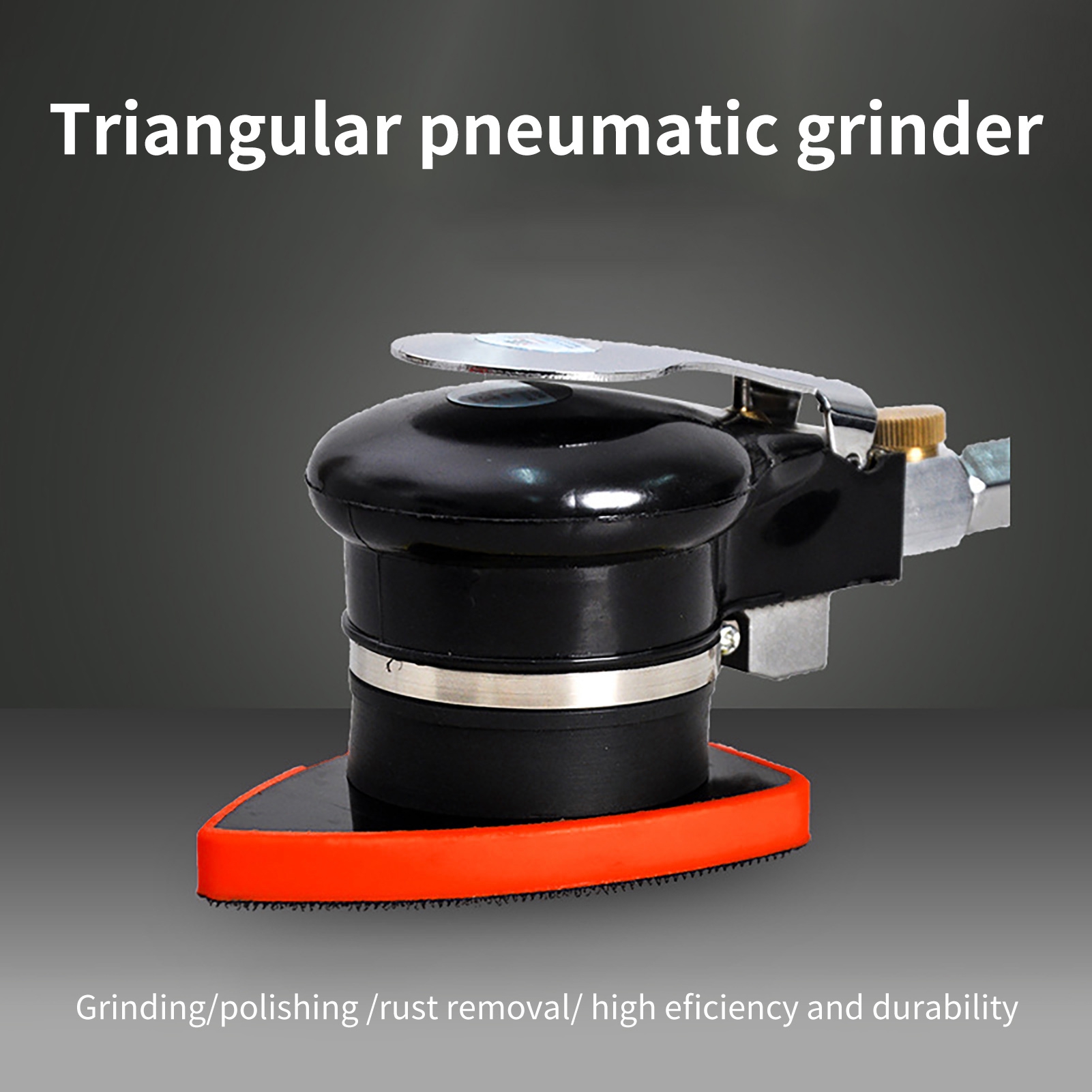 NIBOLOG Triangle Palm Air Sander Pneumatic Mini Air Buffer - Polisher ...