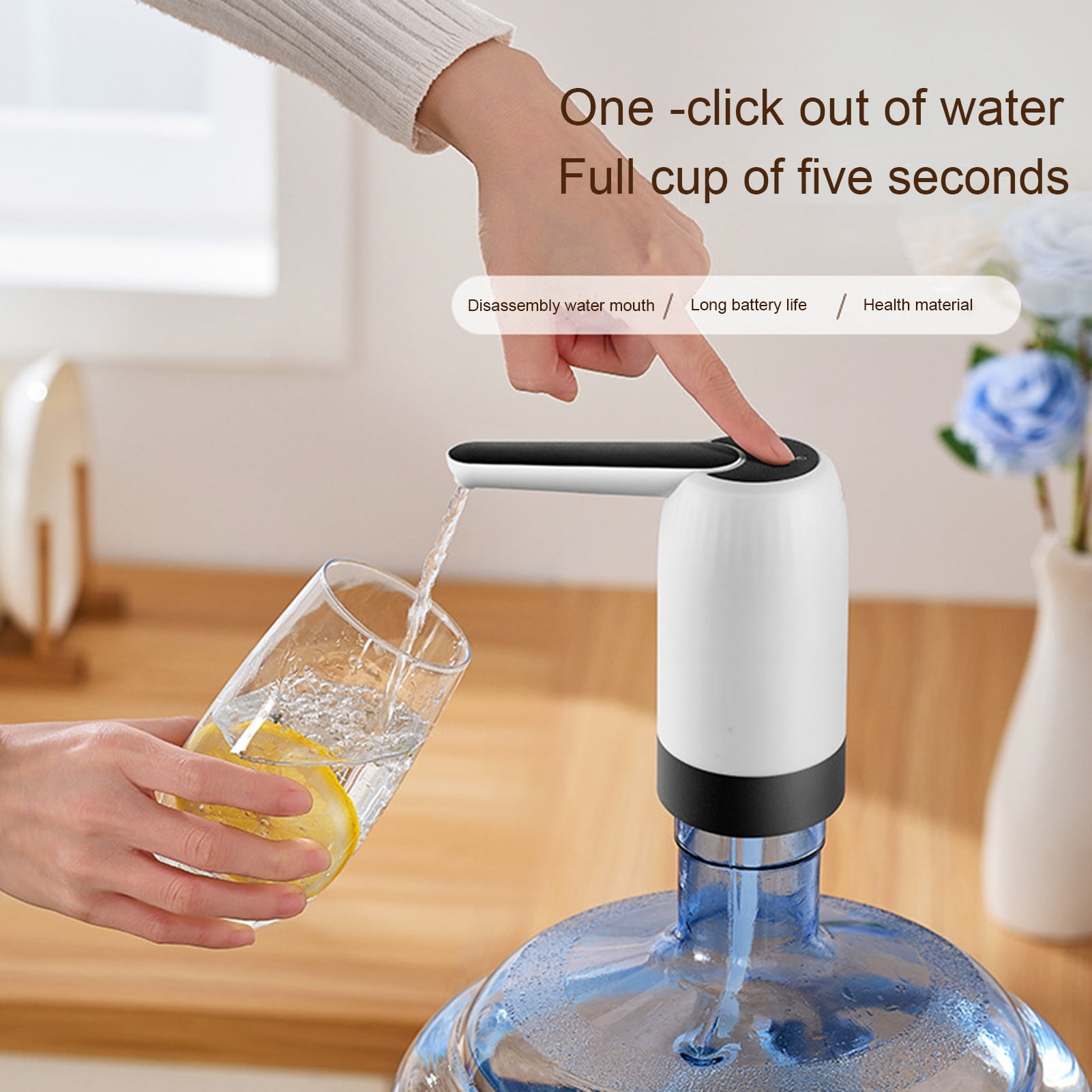 NIBOLOG Water Pump Automatic Drinking Water Jug Dispenser High ...