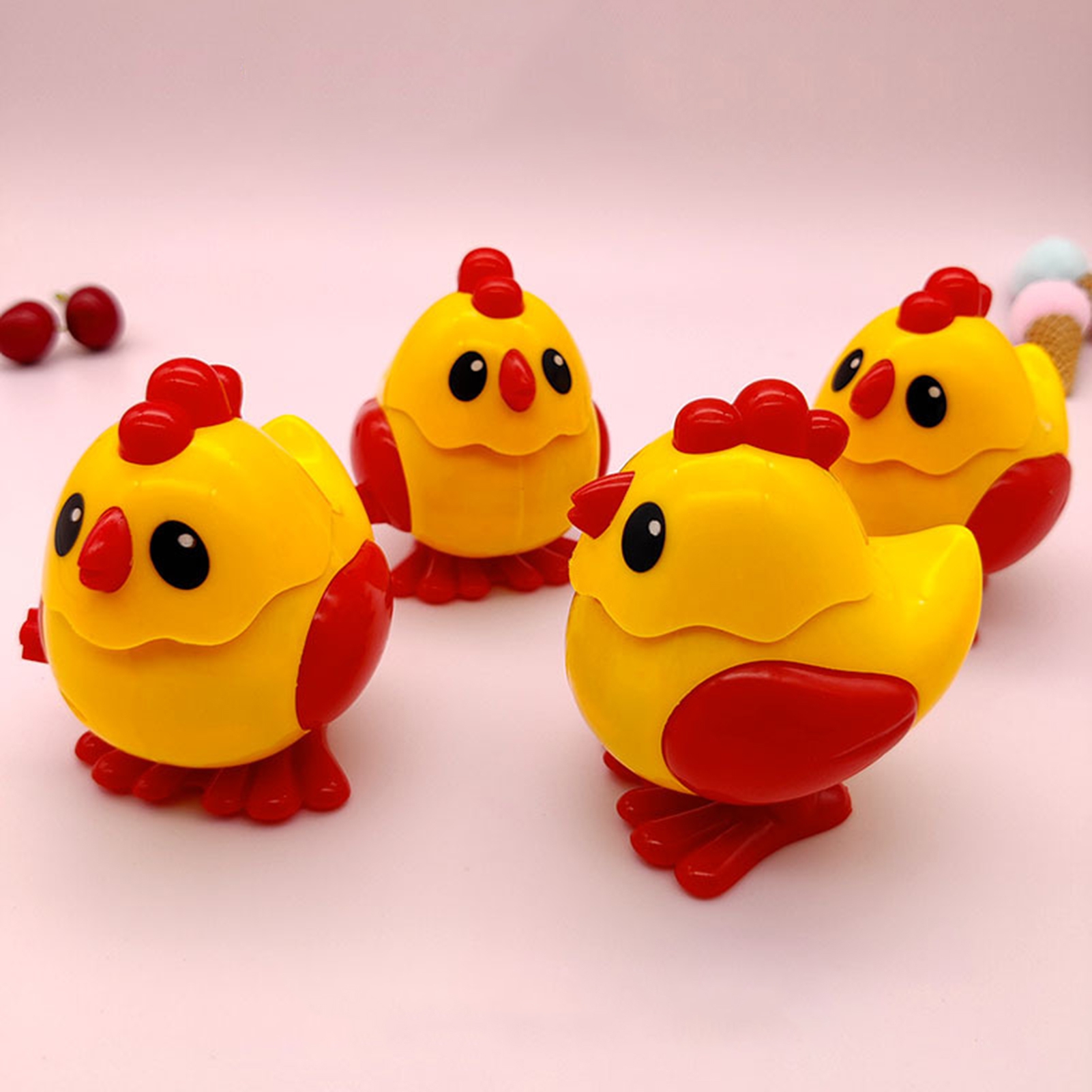 NIBOLOG Wind-up Toy Chick Shape Kids Clockwork Creative Simple ...