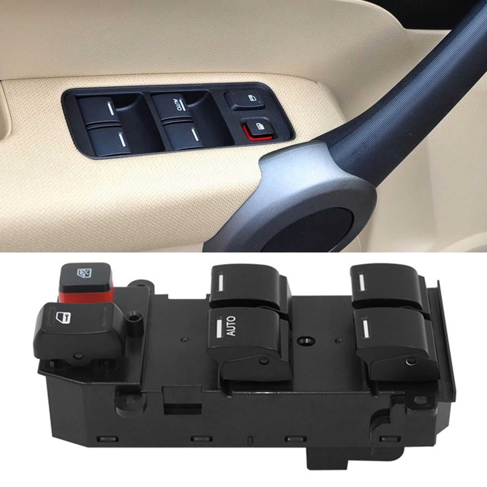 NIBOLOG Window Switch Front Left Side ABS Perfect Fitting Car Window ...
