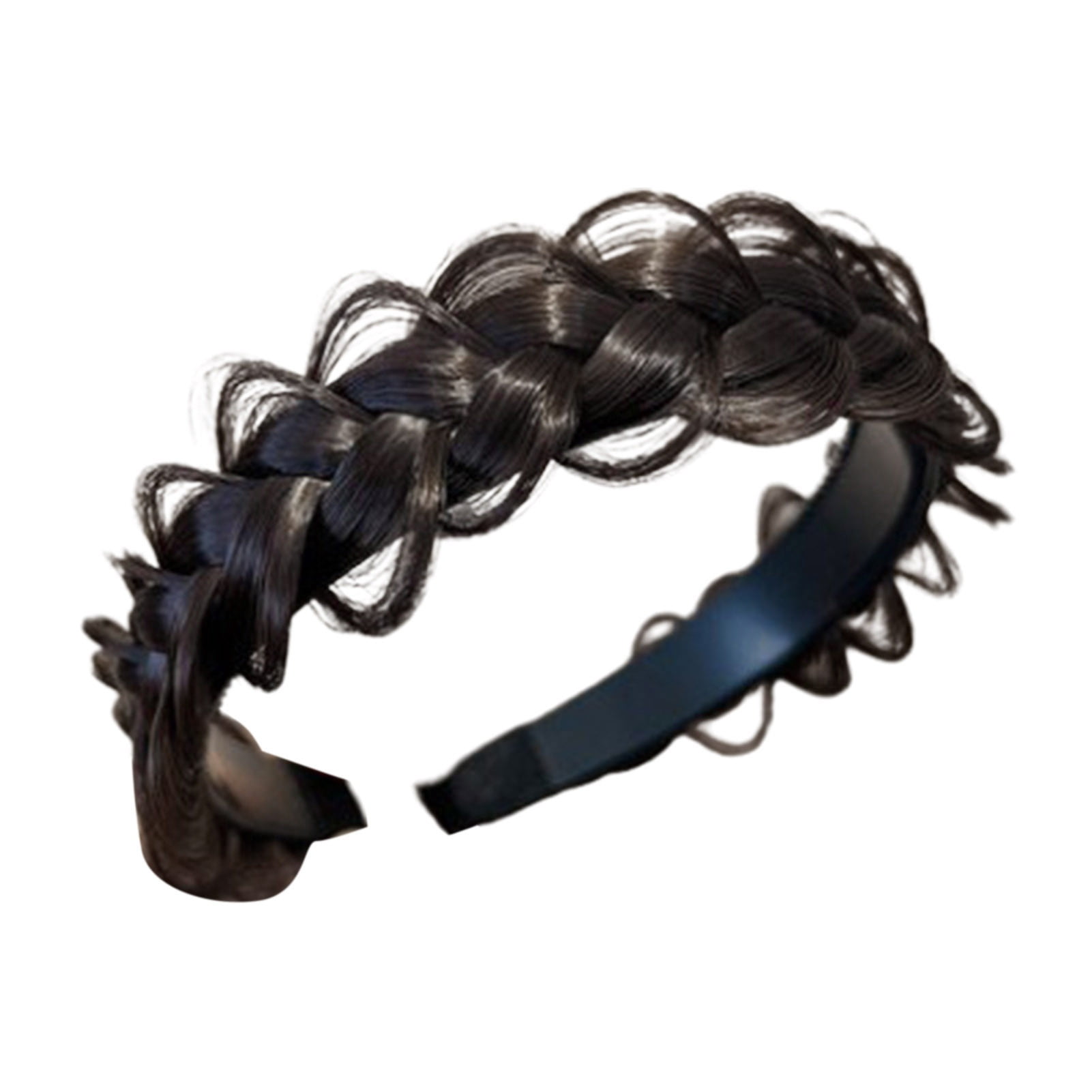 NIBOLOG Women Headband Fishbone Braid Wig Girls Bohemia Twist Braided ...