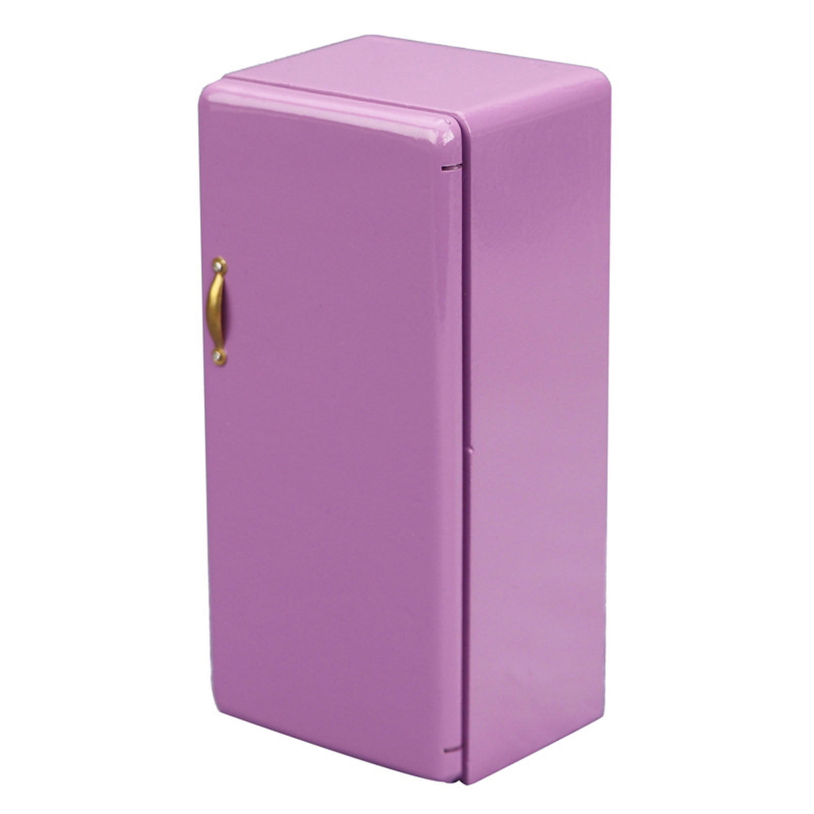 NIBOLOG Wooden Refrigerator - Single Door Design 1/12 Scale Kitchen ...