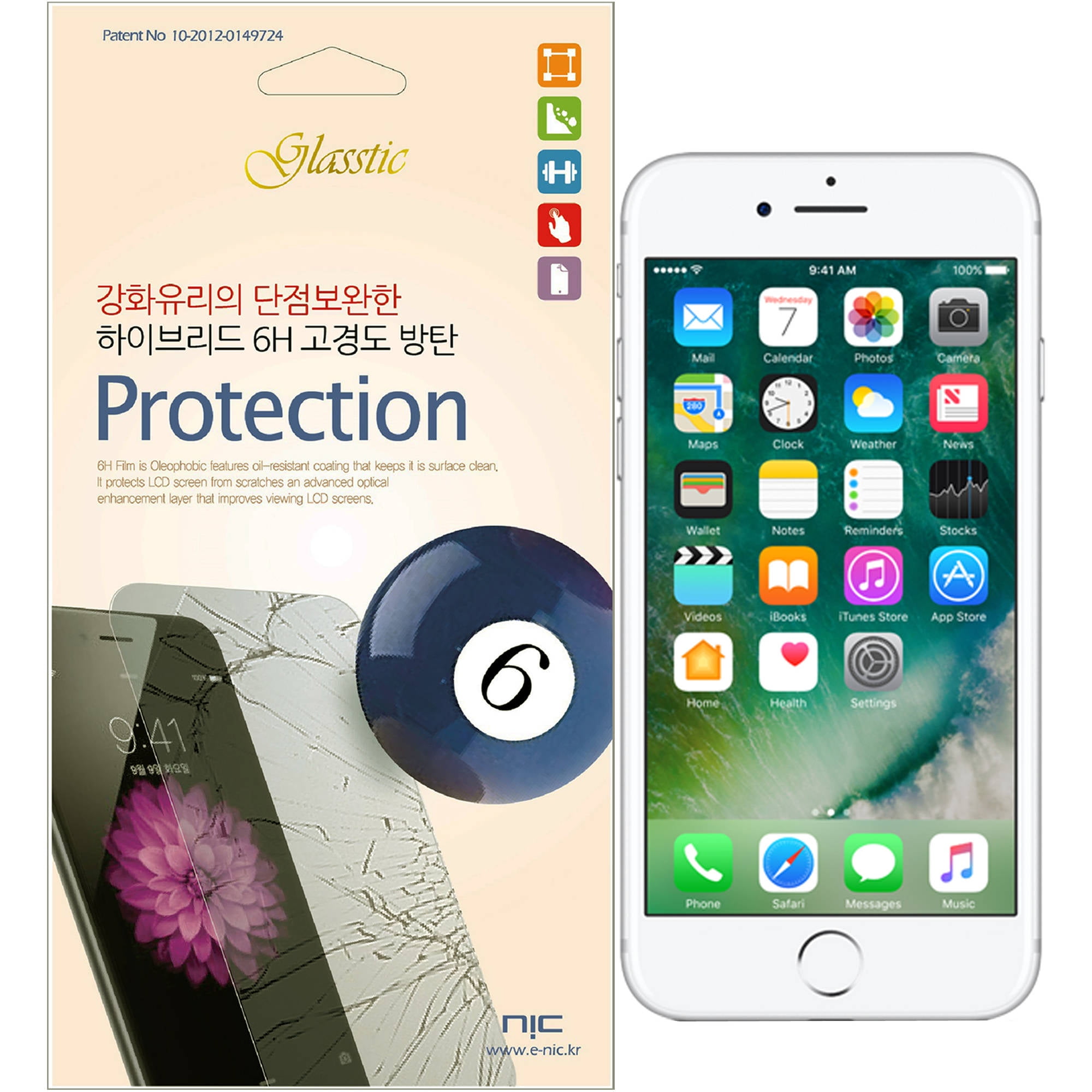 NIC Glasstic 6H High Hardness Bulletproof Screen Protector Film for ...