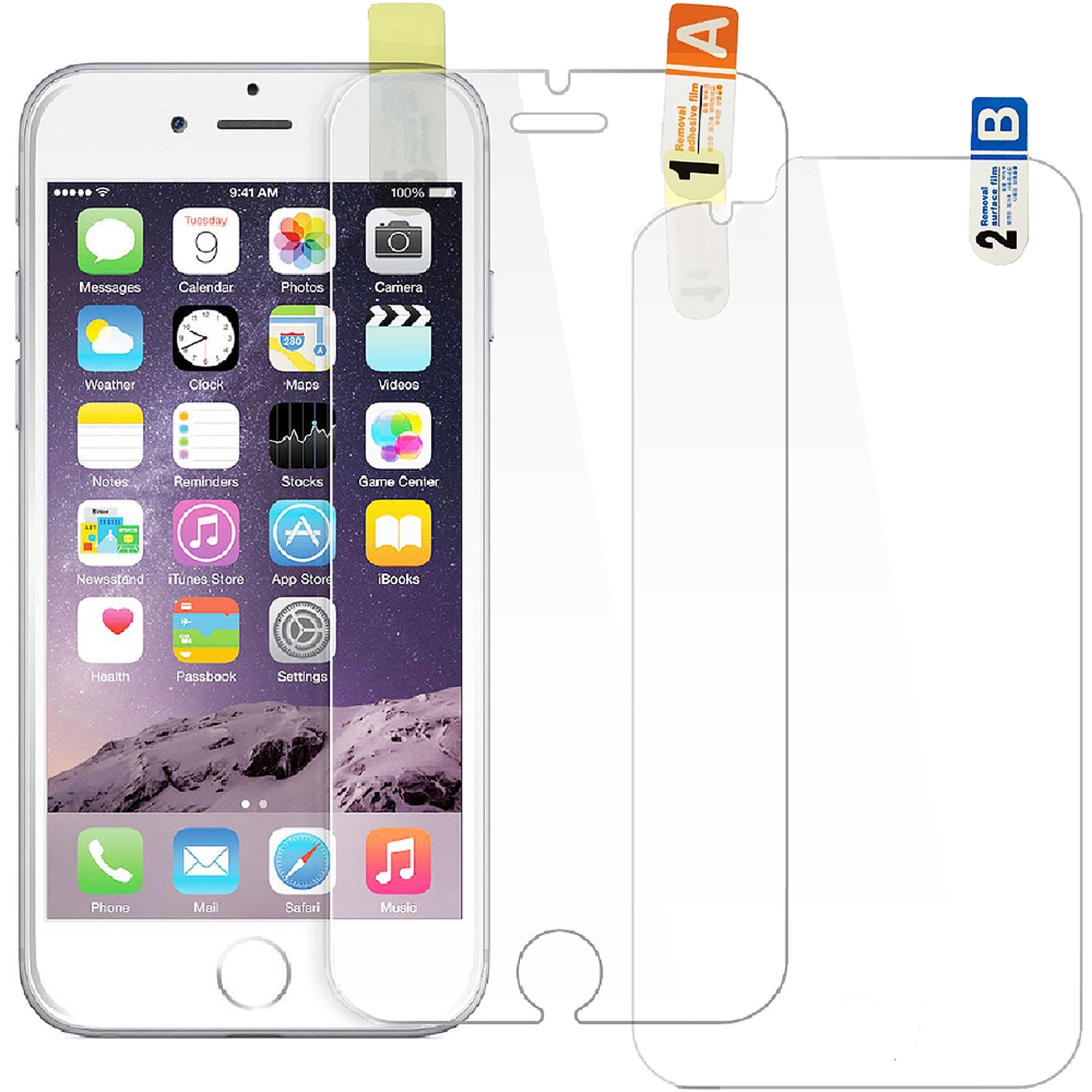 NIC Glasstic Crystal Hardness Screen Protector Film for Apple iPhone 6 ...