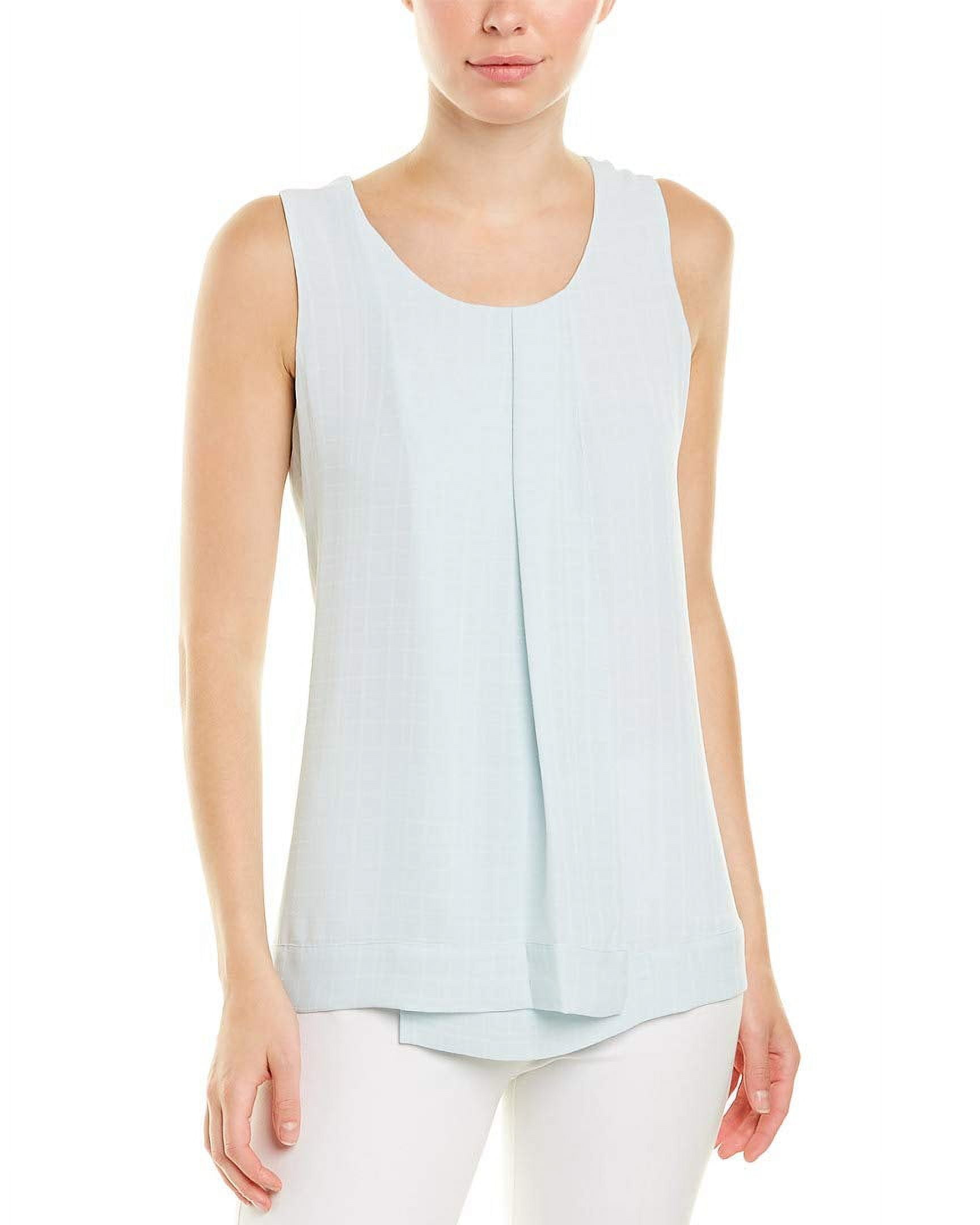 NIC+ZOE Women's Grid Tank, Blue Light, Small - Walmart.com