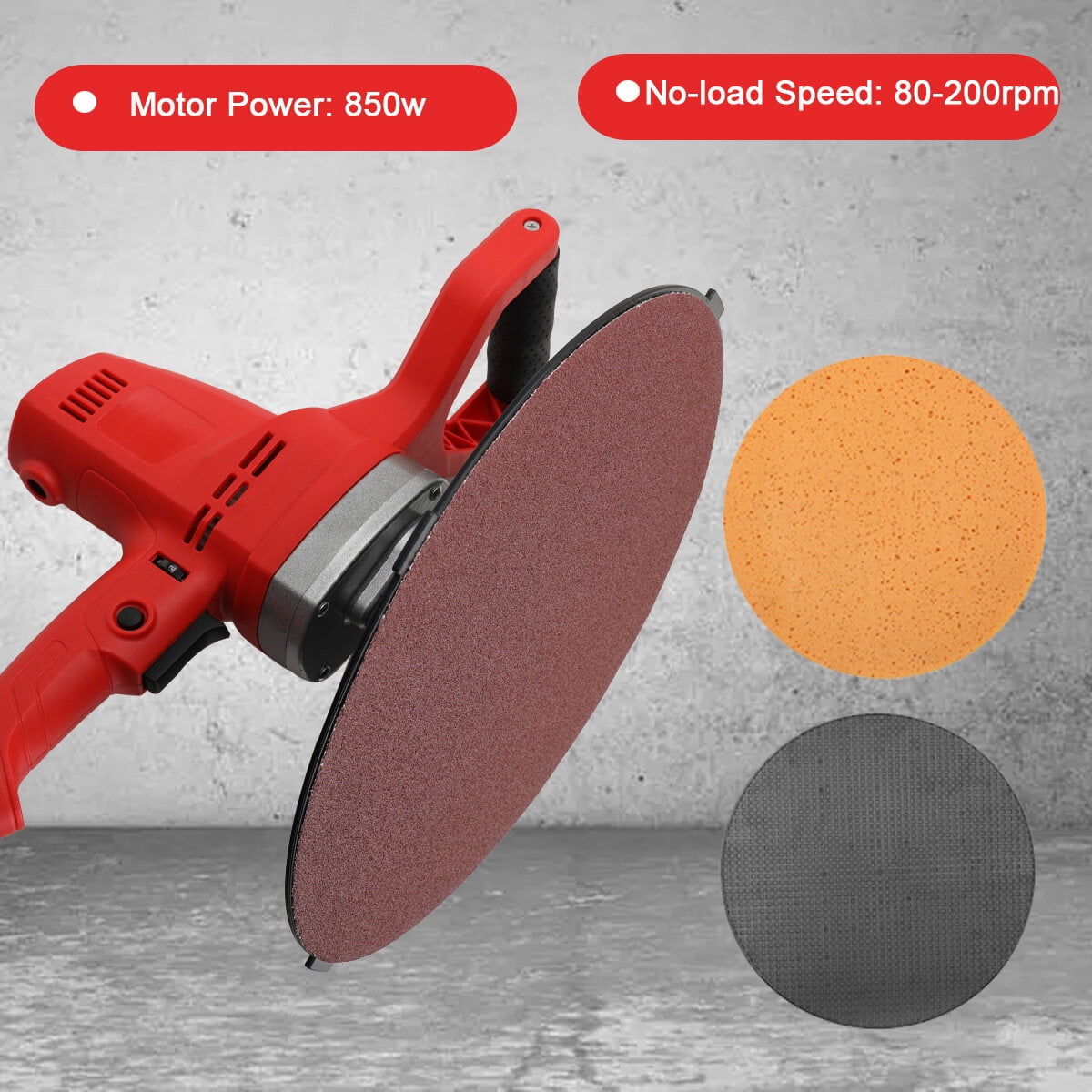 NICCOO Adjustable Speed Handheld Cement Mortar Concrete Smoothing ...