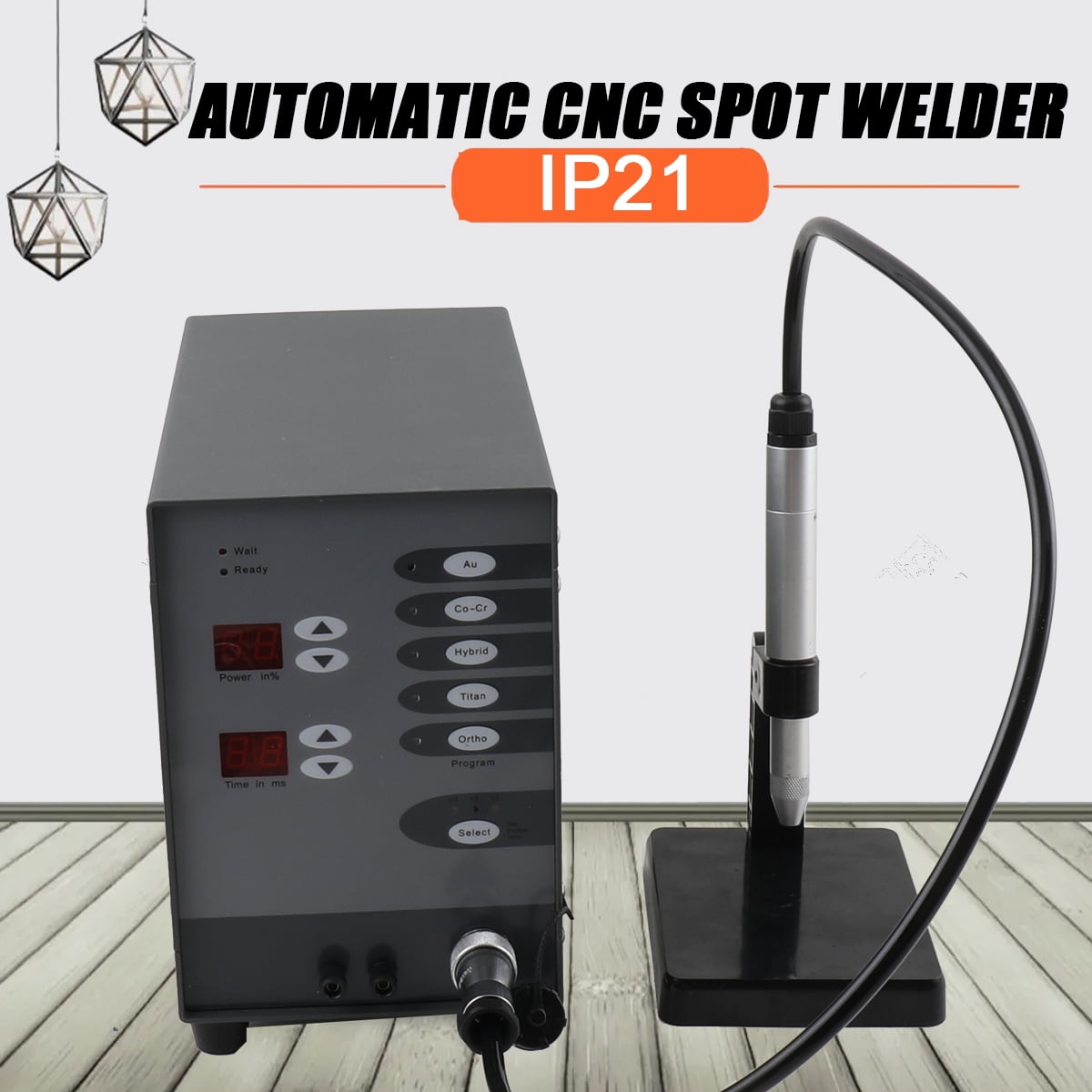 NICCOO 110V Automatic CNC Spot Welding Machine, Pulse Argon Arc Welder ...