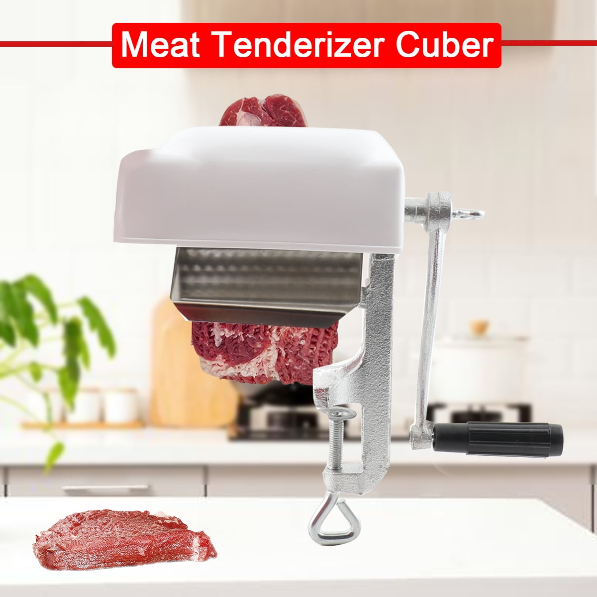 NICCOO Commercial Meat Tenderizer Cuber Heavy Duty Steak Flatten Tool ...