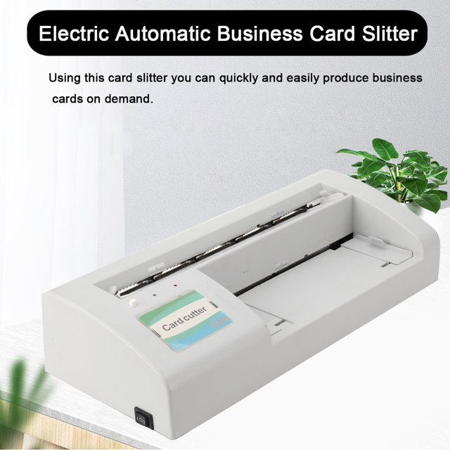 NICCOO Electric Business Card Slitter Automatic Name Card Cutter ...