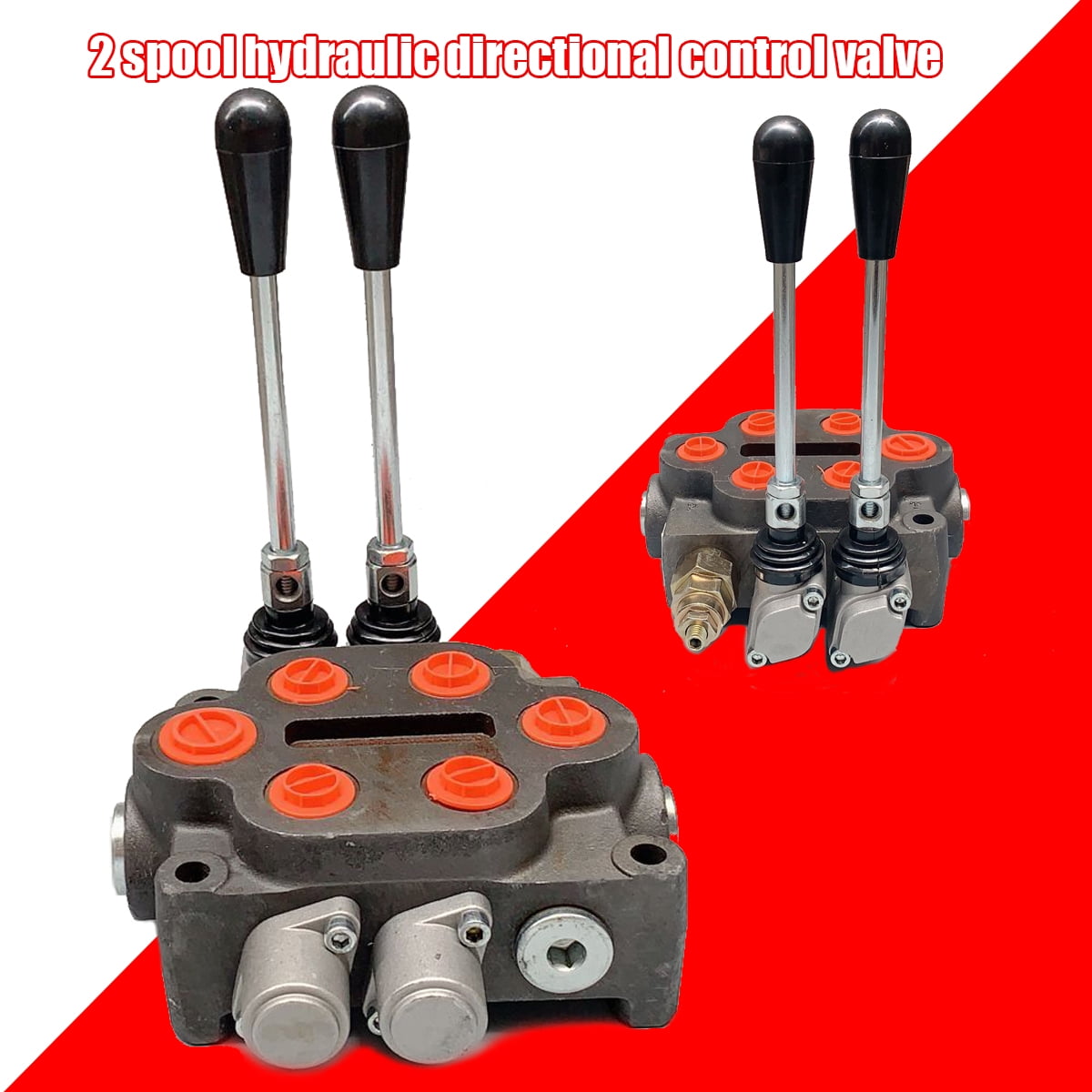 NICCOO Hydraulic Directional Control Valve, SAE Ports Double Acting ...