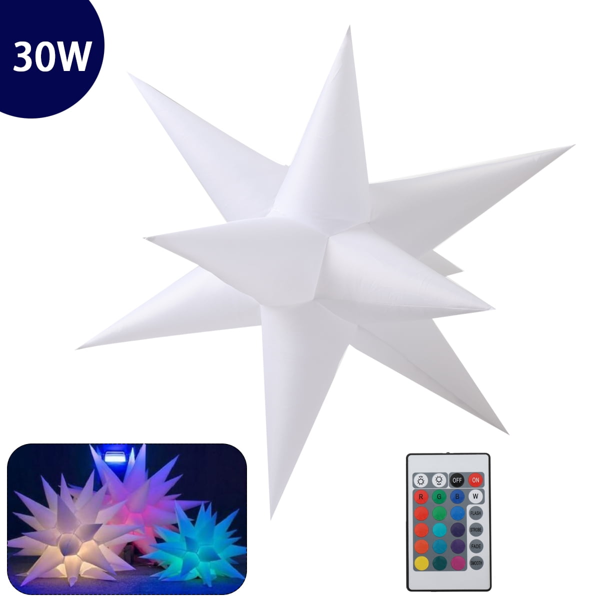 NICCOO Inflatable Led Star Decoration for Graduation Party or Special ...