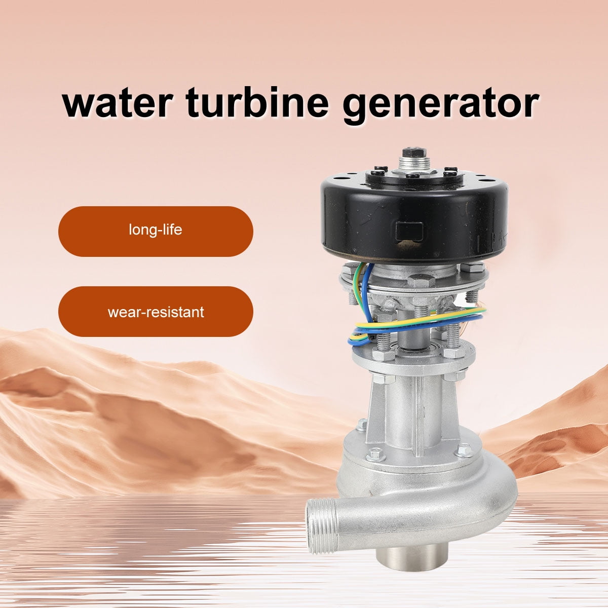 NICCOO Micro Hydroelectric 1000W Generator High Power Hydro Turbine ...