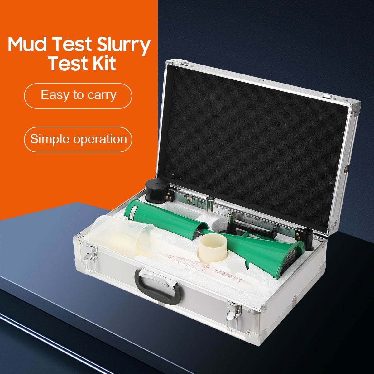 NICCOO Mud Test Set Slurry Test Kit Sand Content Tester Mud Hydrometer ...