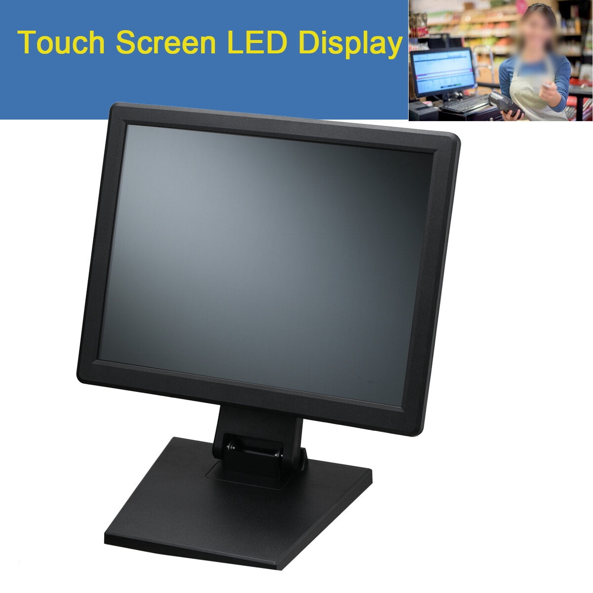 NICCOO Touch Screen HDMI 15-Inch POS TFT LCD TouchScreen POS Monitor ...