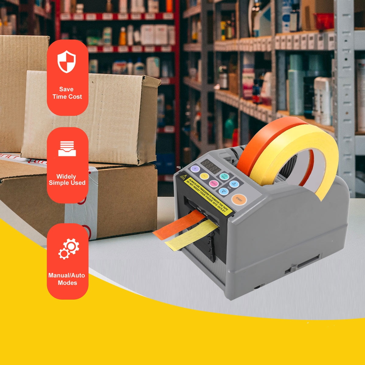 NICCOO Upgrade Automatic Tape Dispenser, Ribbon Cutting Machine ...