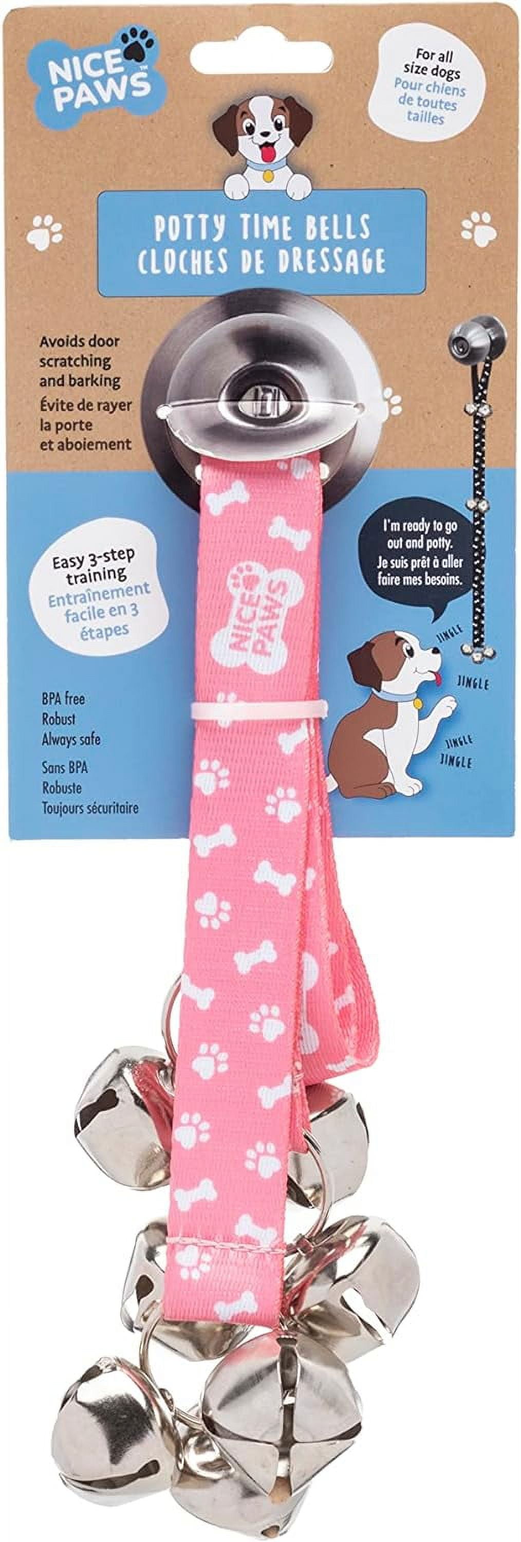 NICE PAWS Dog Door Bell - 7 Extra Loud Dog Door Bells for Potty ...