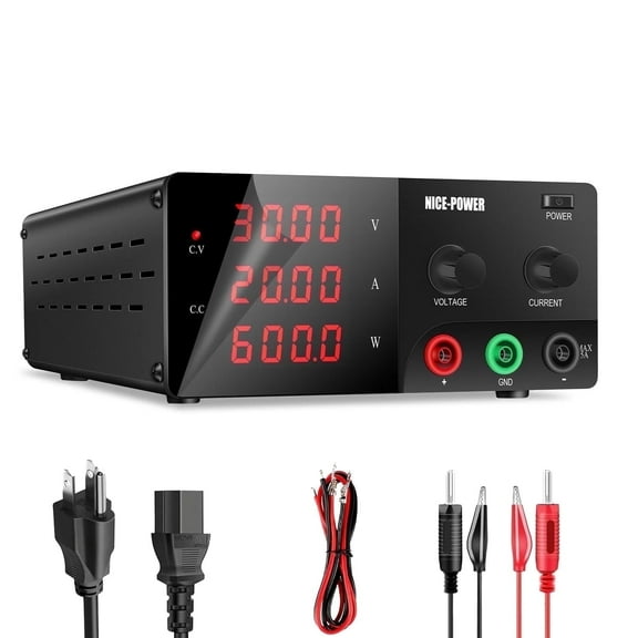 DC Stabilized Power Supply Laboratory Adjustable Digital Display ...