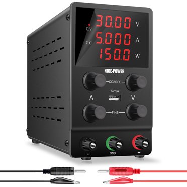 Universal Compact Bench Power Supply - 30 Amp Regulated Home Lab ...