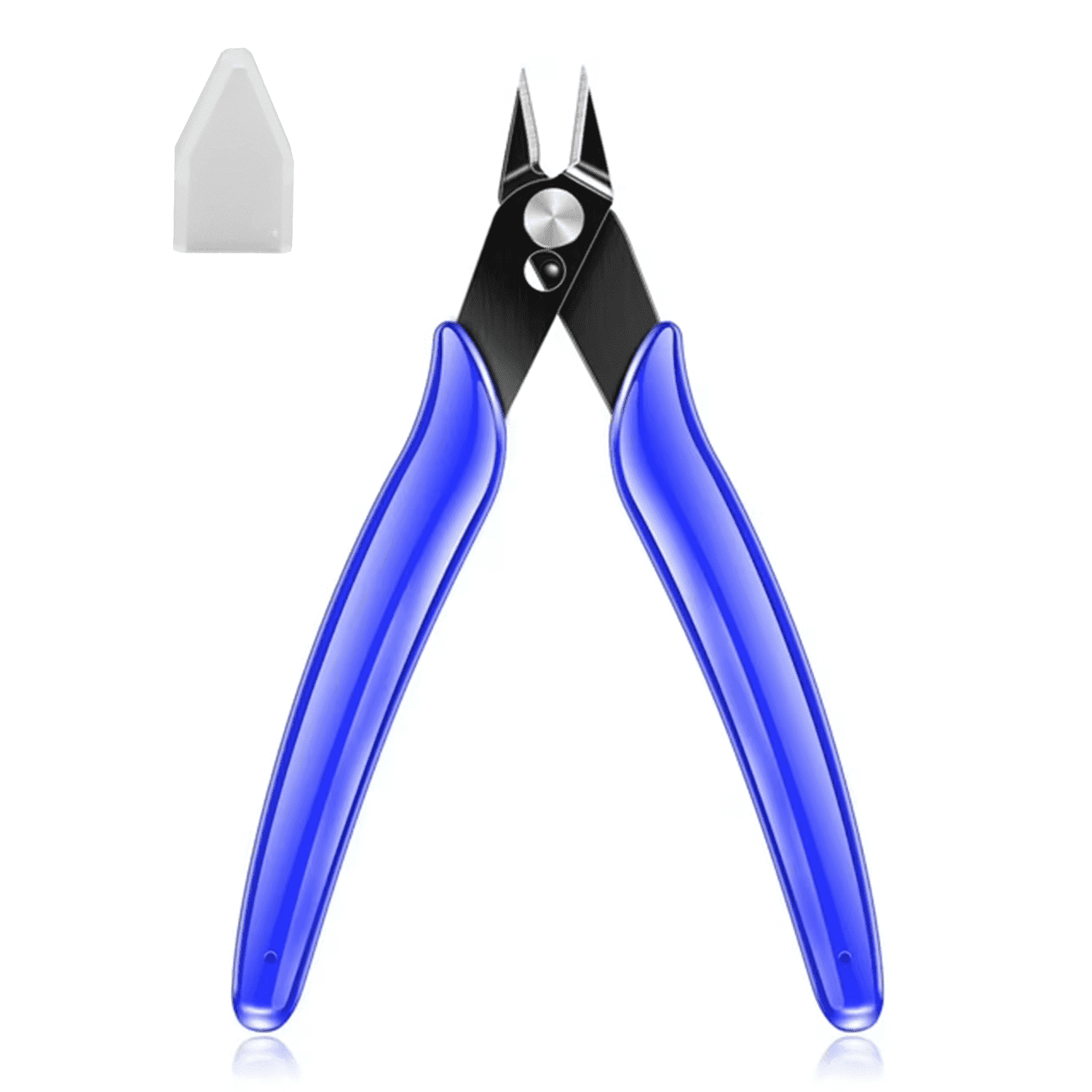 Kuaiqu 5-inch Wire Cutter, Flush Cutter Carbon Steel Cutting Nippers ...