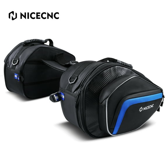 NICECNC Motorcycle Saddlebags Expandable Water-resistant Universal ...