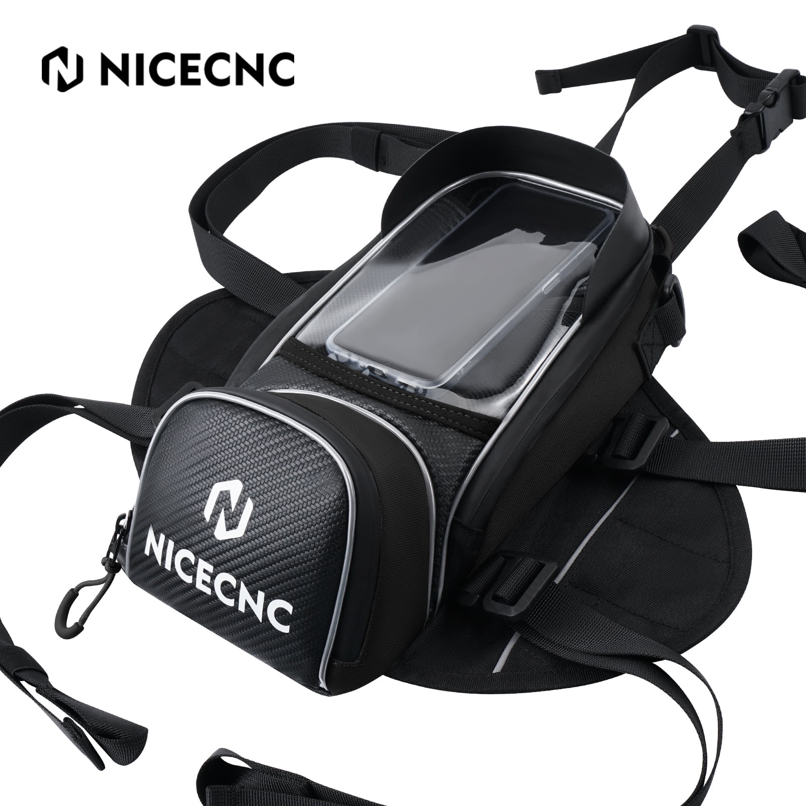 NICECNC Motorcycle Tank Bag Magnetic Motorbike Oil Fuel Tank Bag Bike ...