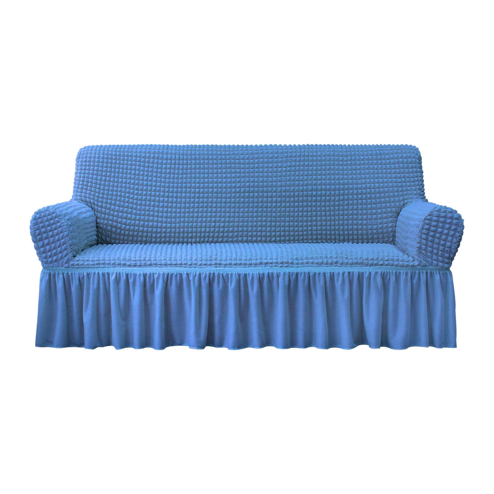 NICEEC Sofa Slipcover Blue Sofa Cover 1 Piece Easy Fitted Sofa Couch ...
