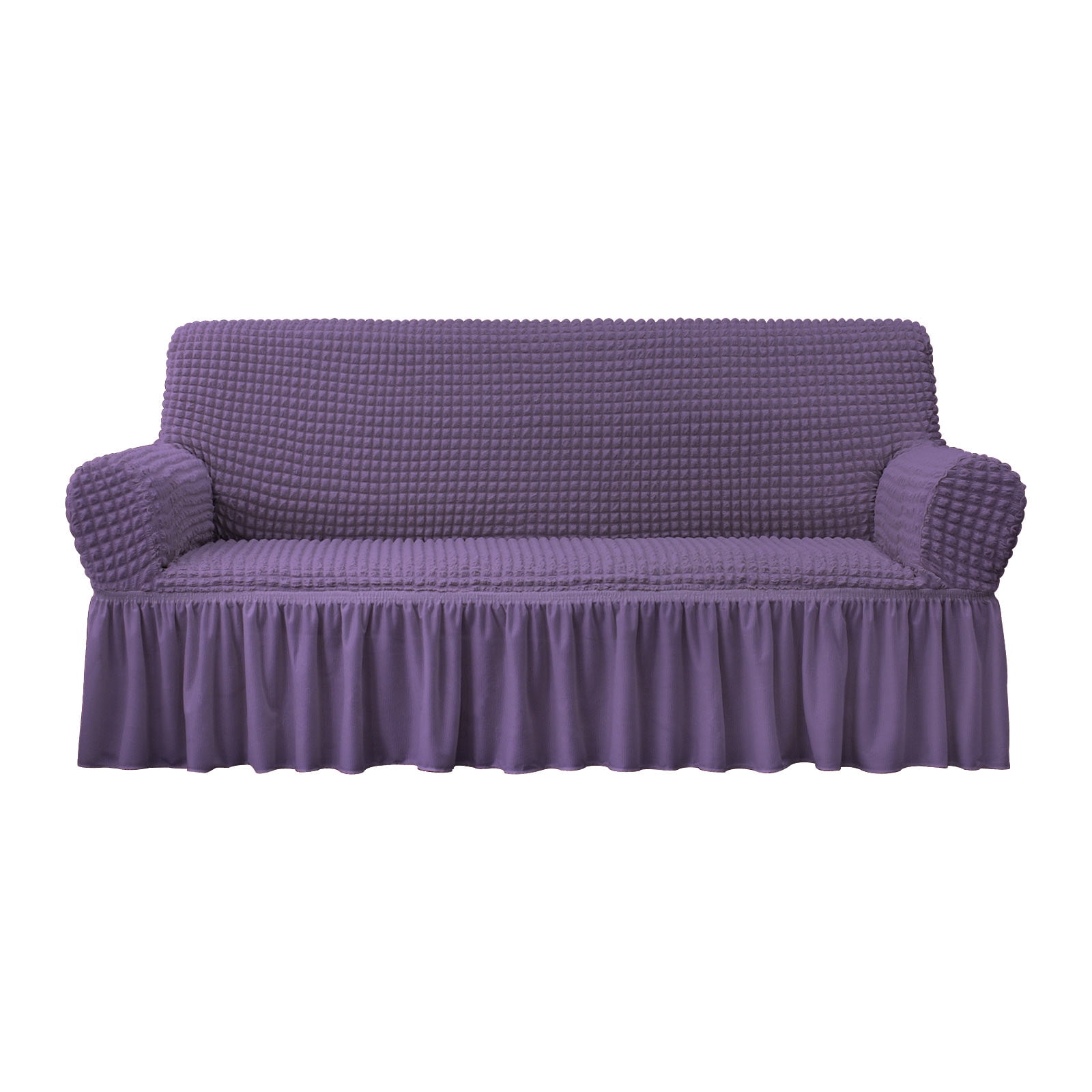 NICEEC Sofa Slipcover Purple Sofa Cover 1 Piece Easy Fitted Sofa Couch ...