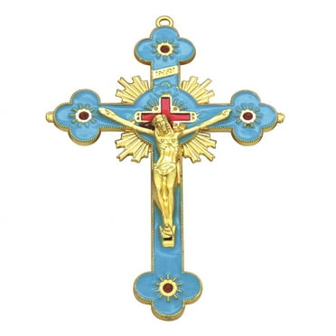 Mobestech Mini Wooden Cross Baptismal Handheld Cross Prayer Cross for ...