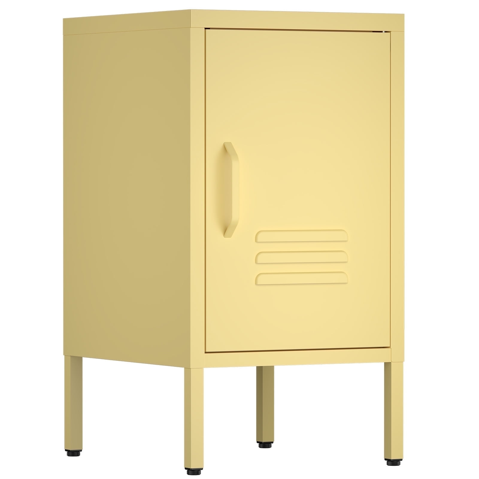 NICEGDLT Metal Cabinet,Locker Nightstand with Shelf,Metal Storage ...