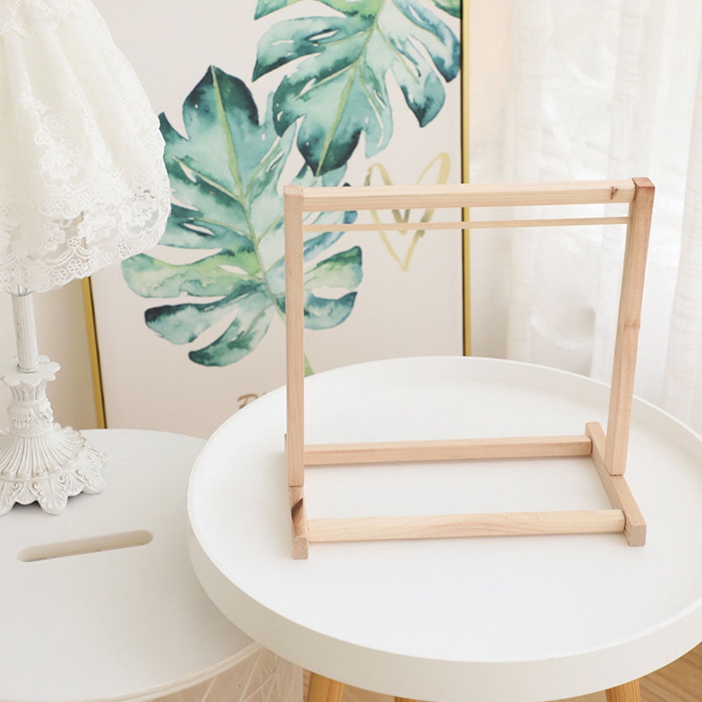 NICEMAL 1 Set of Doll Apparel Hanger Miniature Cloth Rack Doll Clothes ...