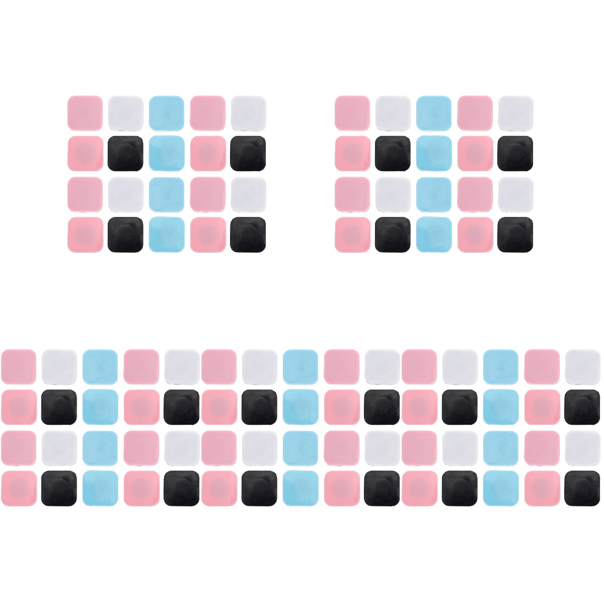 NICEMAL 100 pcs Square Shaped Office Magnets Creative Refrigerator ...