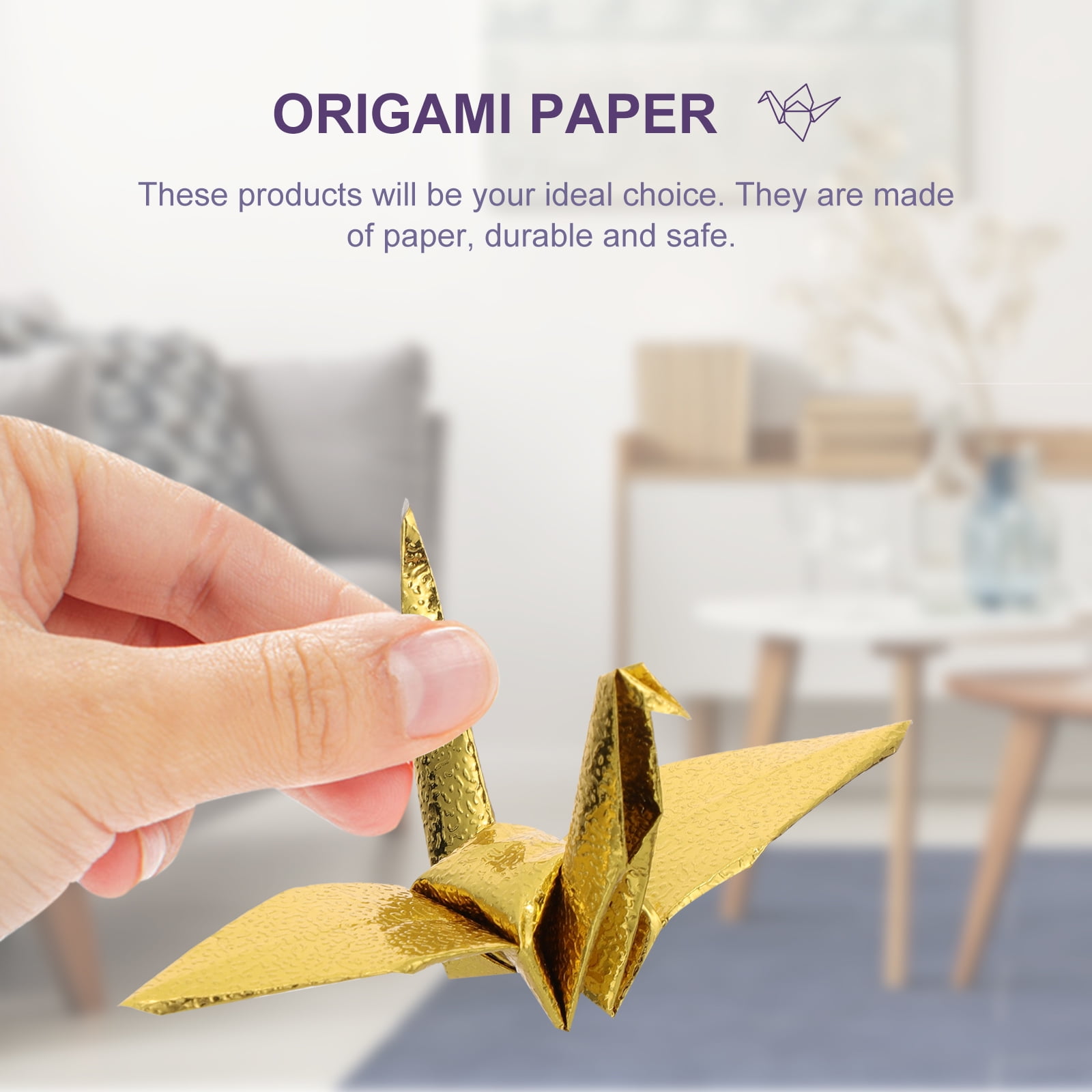 NICEMAL 100pcs Square Origami Paper Hand Craft Folding Paper DIY ...