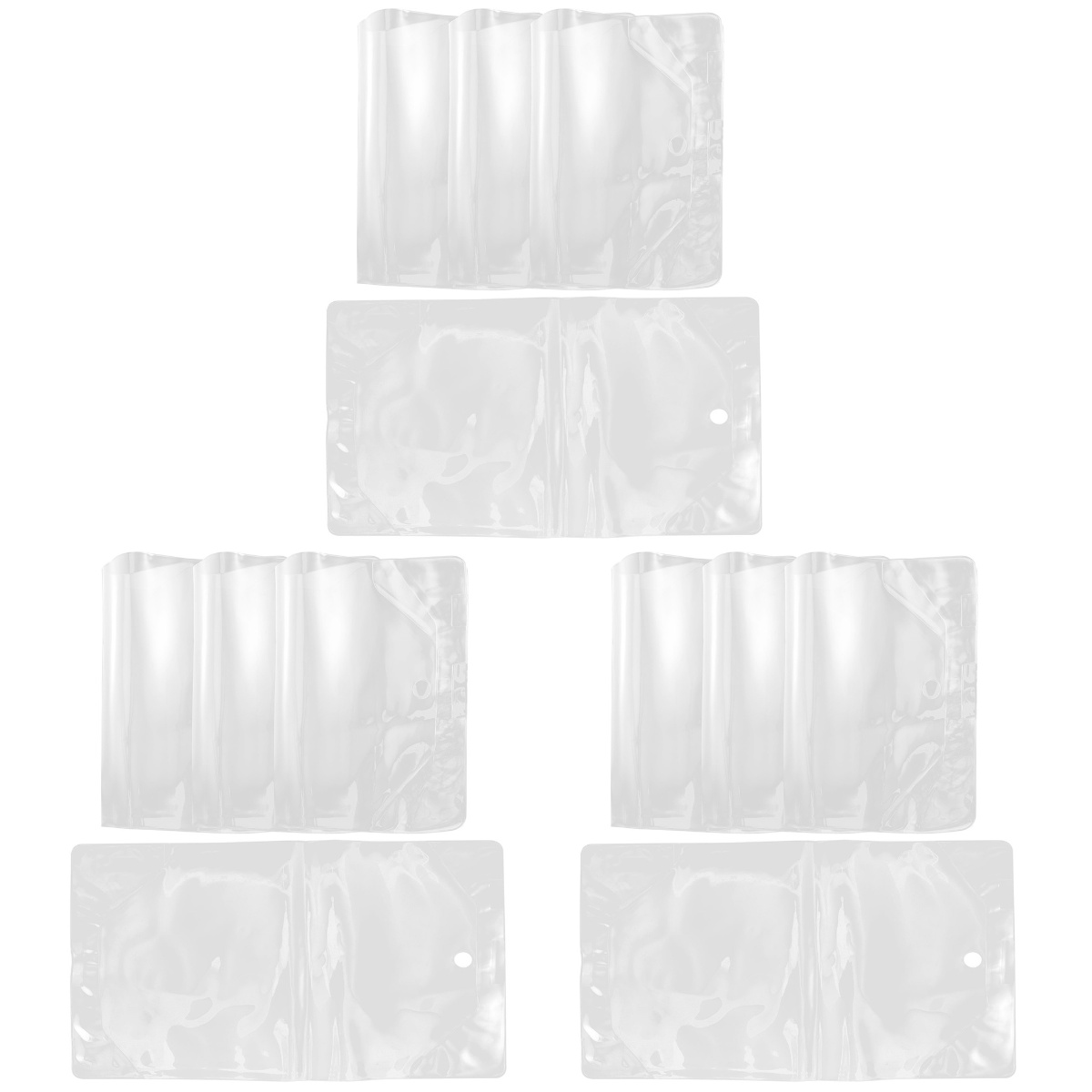 NICEMAL 12 Pcs Transparent Book Film Clear A5 Book Cover Anti-water ...